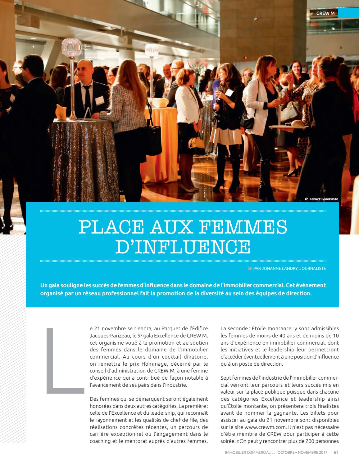 CREW M - Immobilier commercial volume 10 - numéro 5 by JBC Média inc ...