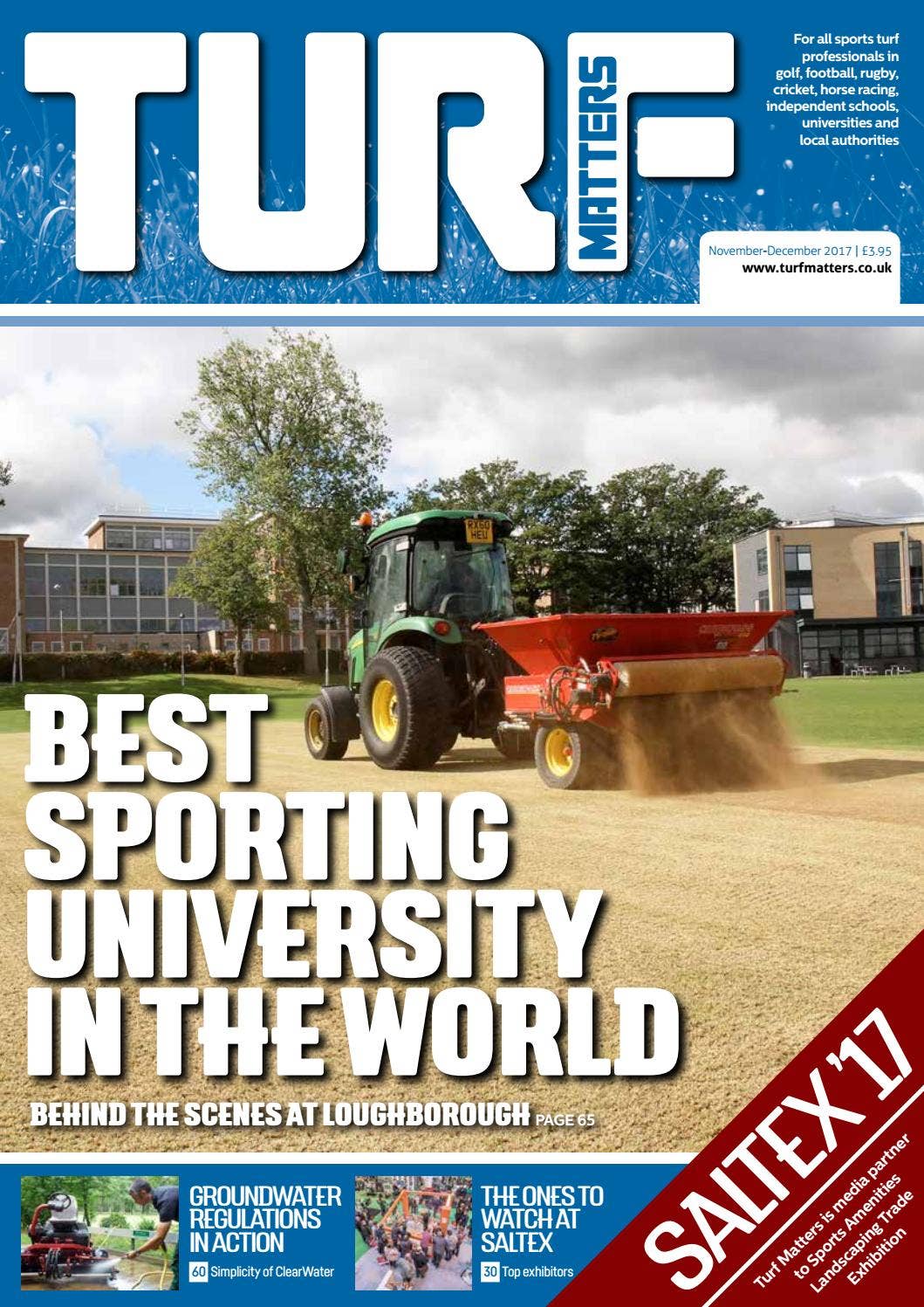 Turf Matters Nov / Dec 2017 by Turf Matters & Landscaping Matters - Issuu