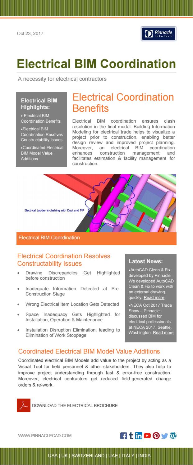 Flawless Electrical Bim Coordination By Pinnacle Infotech Issuu