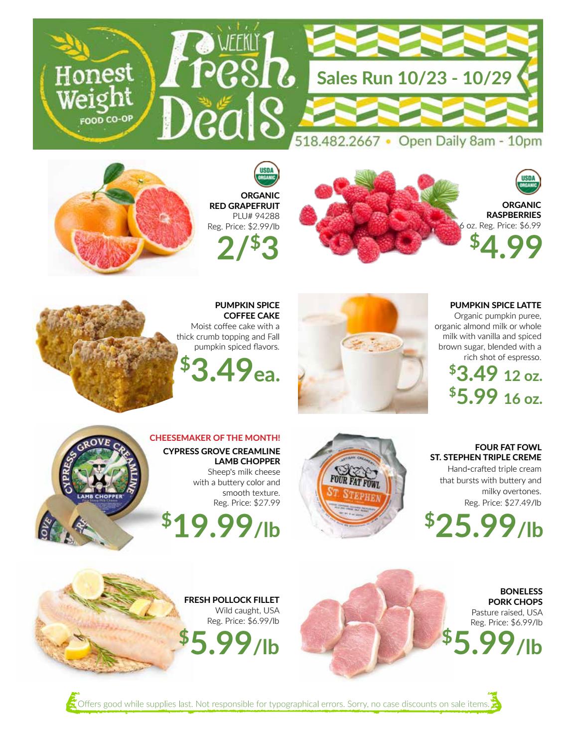 Fresh Deals Sales Flyer - organic, all natural, local foods & products ...