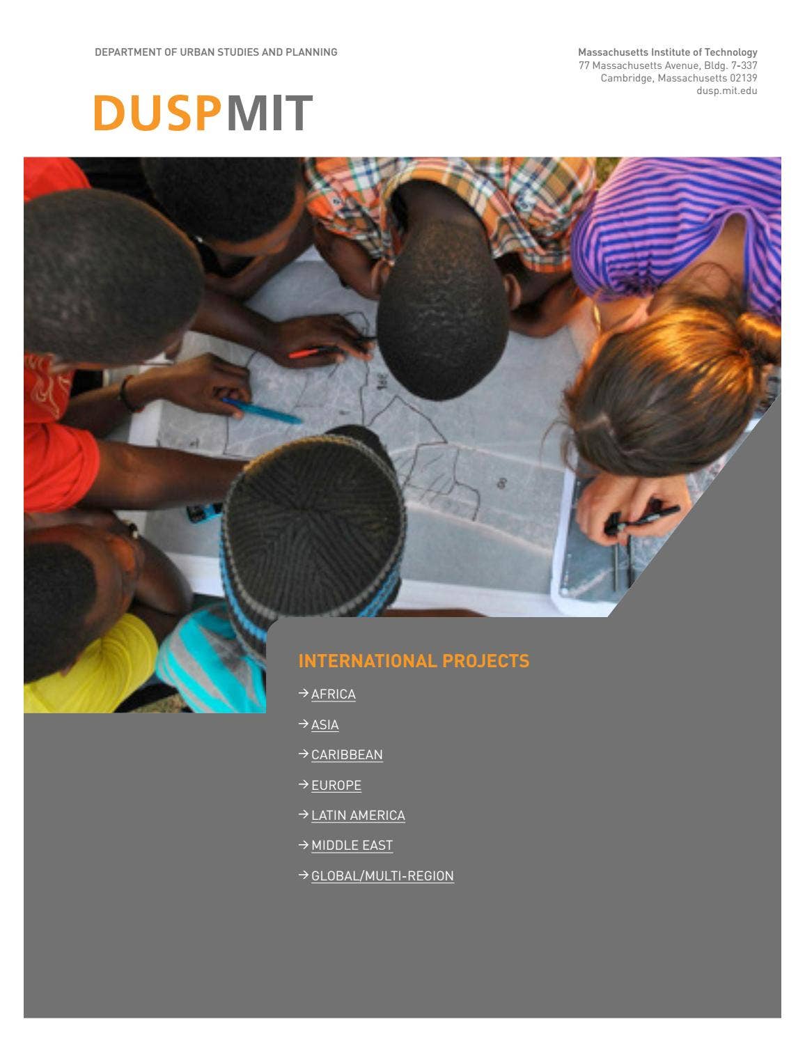 DUSP International Projects 2017 by MIT DUSP - Issuu