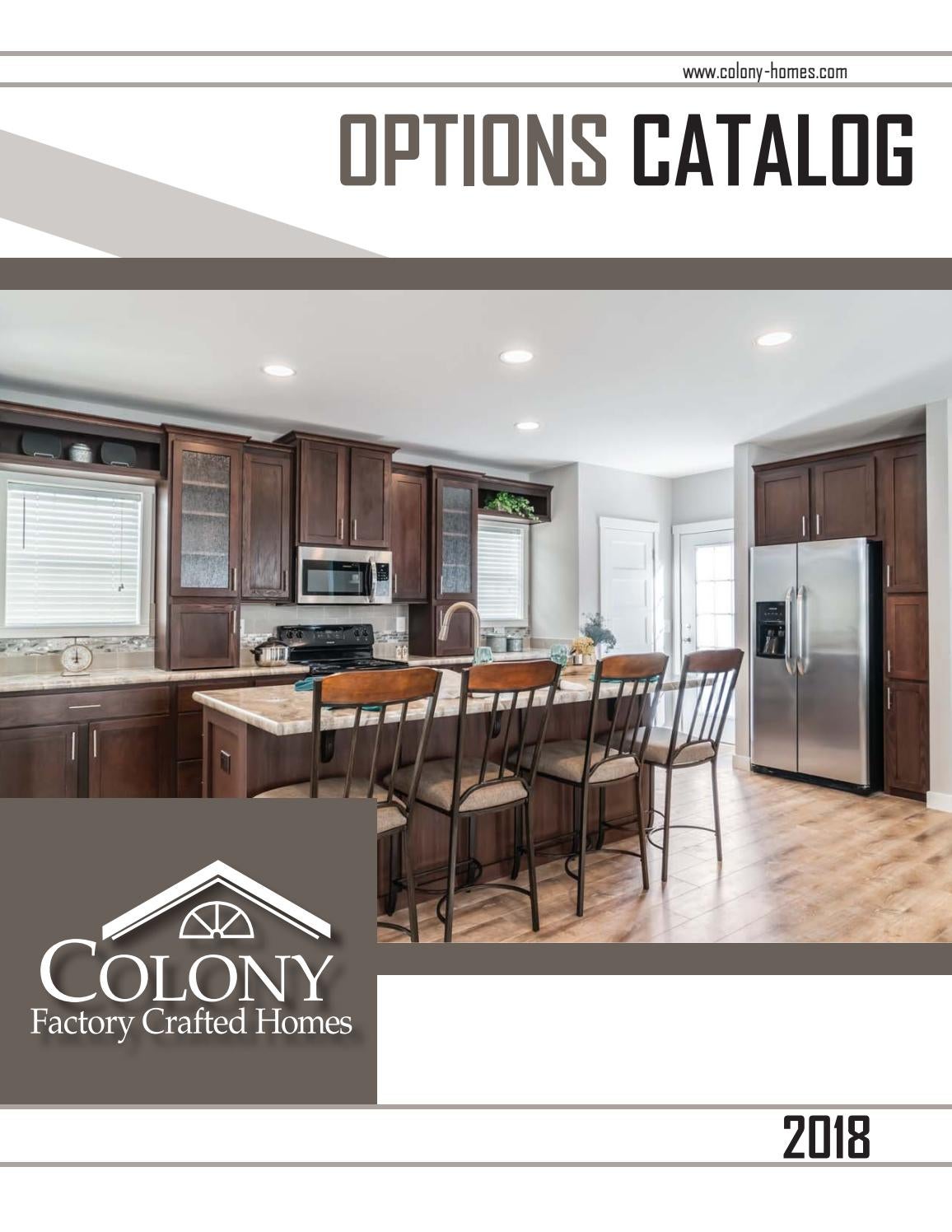 Colony Factory Crafted Homes Options Guide 2018 by Commodore Homes, LLC ...
