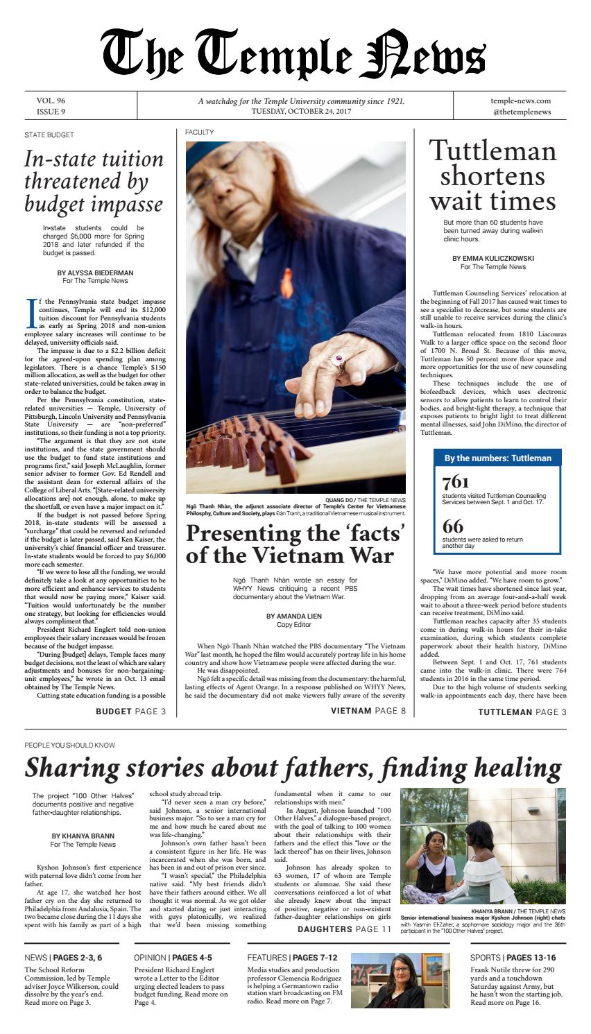 Vol. 96, Iss. 9 by The Temple News - Issuu
