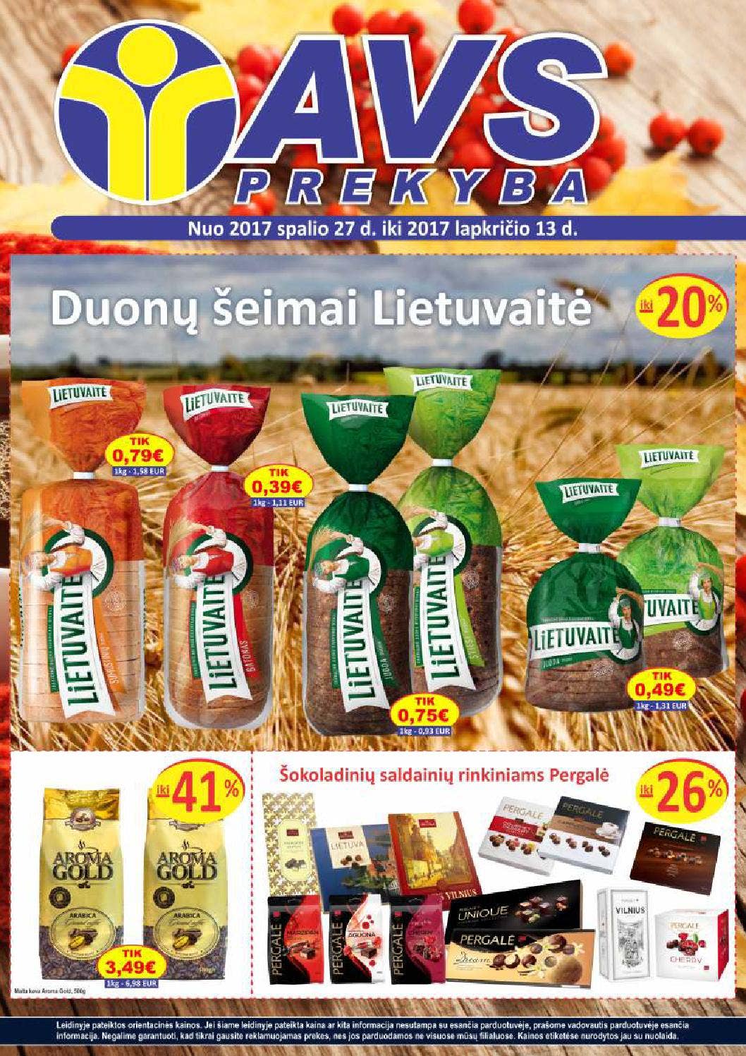 Avs leidinys (10 27 - 11 13) 2017 by UAB GRŪSTĖ - Issuu