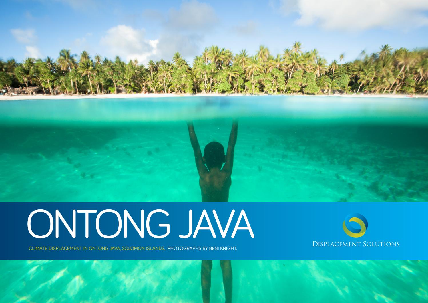 Ontong Java Photo Journal Climate Displacement by Displacement ...
