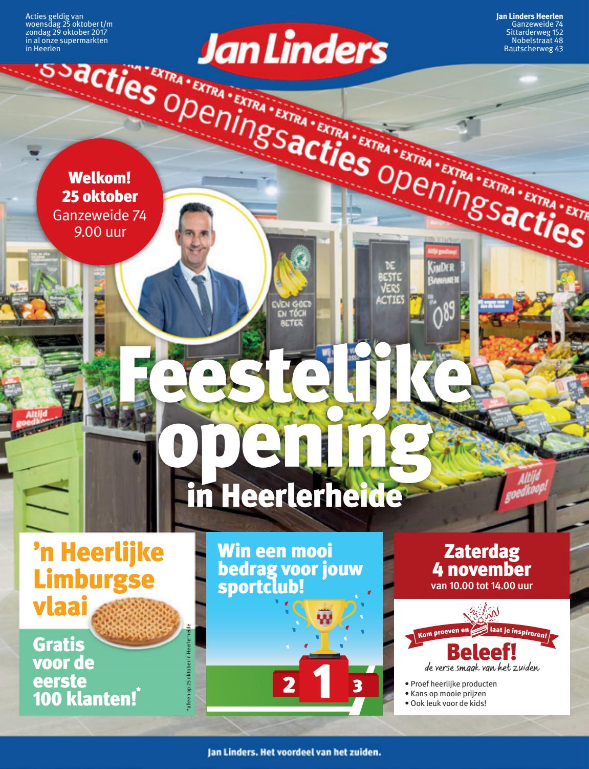 Openingsfolder Jan Linders Heerlerheide by Jan Linders Supermarkten - Issuu