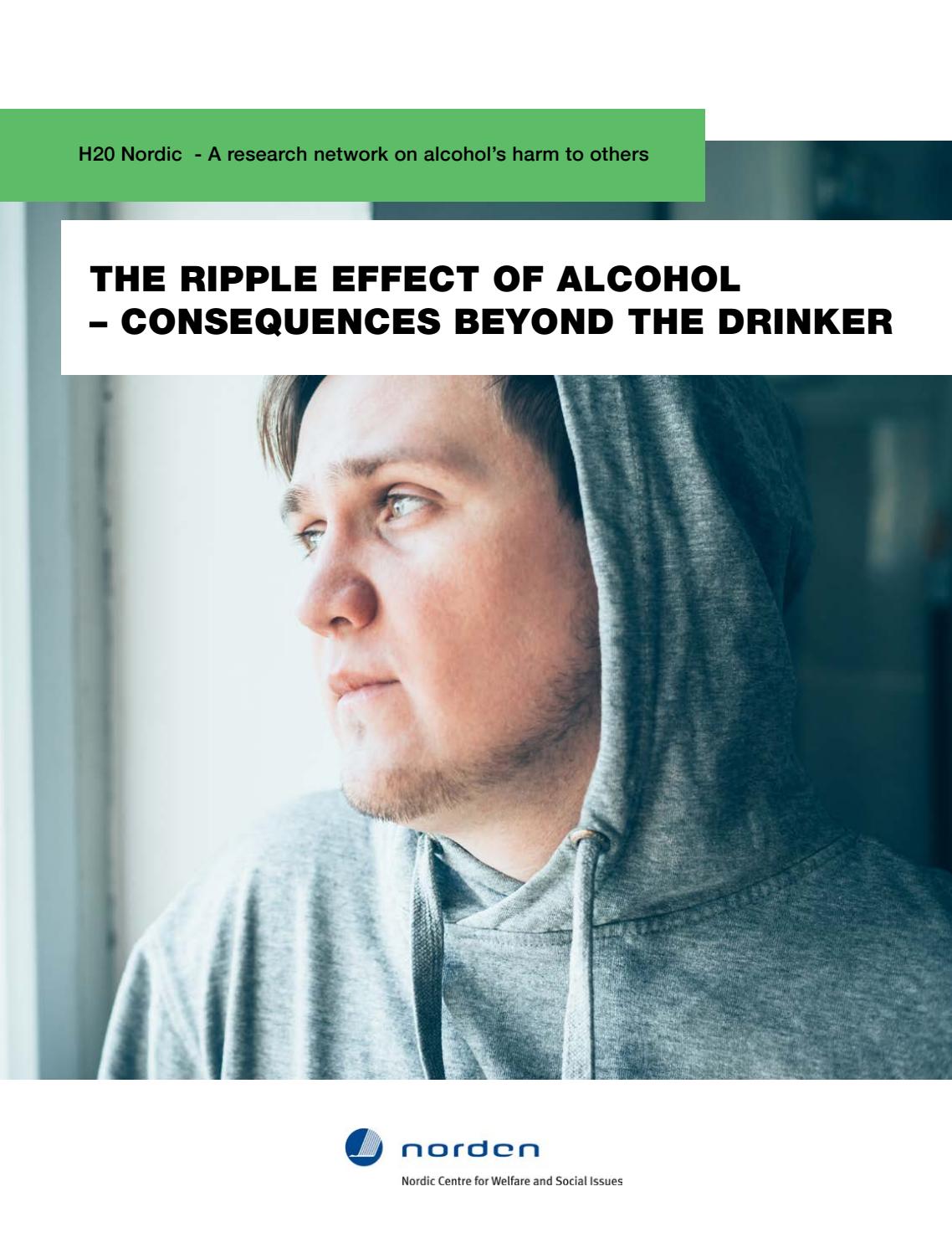 The ripple effect of alcohol – Consequences beyond the drinker by ...