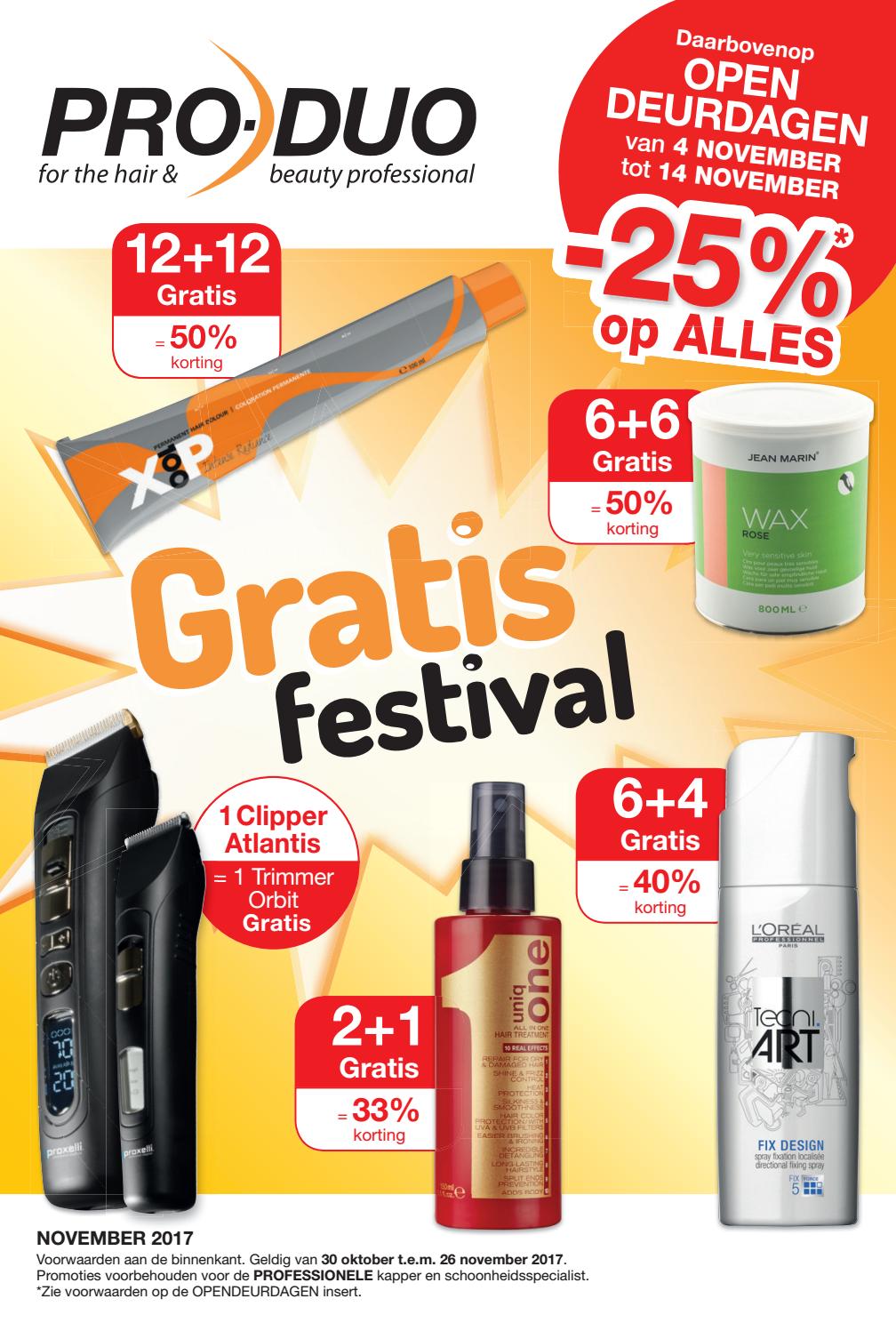 Pro-Duo - Promoties November 2017 - Belgïe by Sally Europe - Issuu