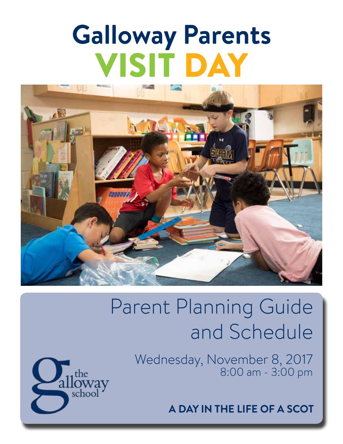 Parent Visit Day 2017 by The Galloway School - Issuu