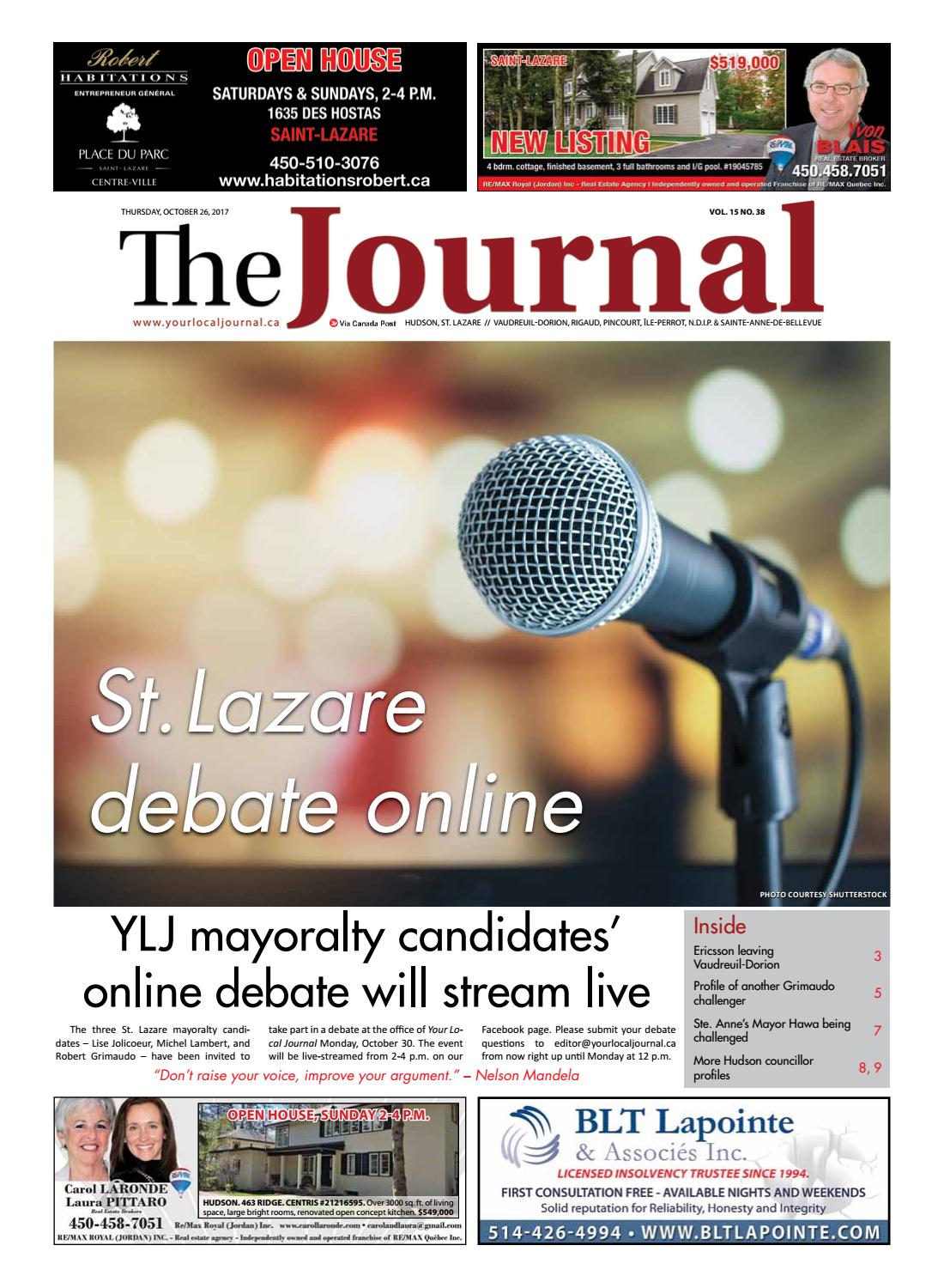 Your Local Journal - October 26th, 2017 by Your Local Journal - Issuu