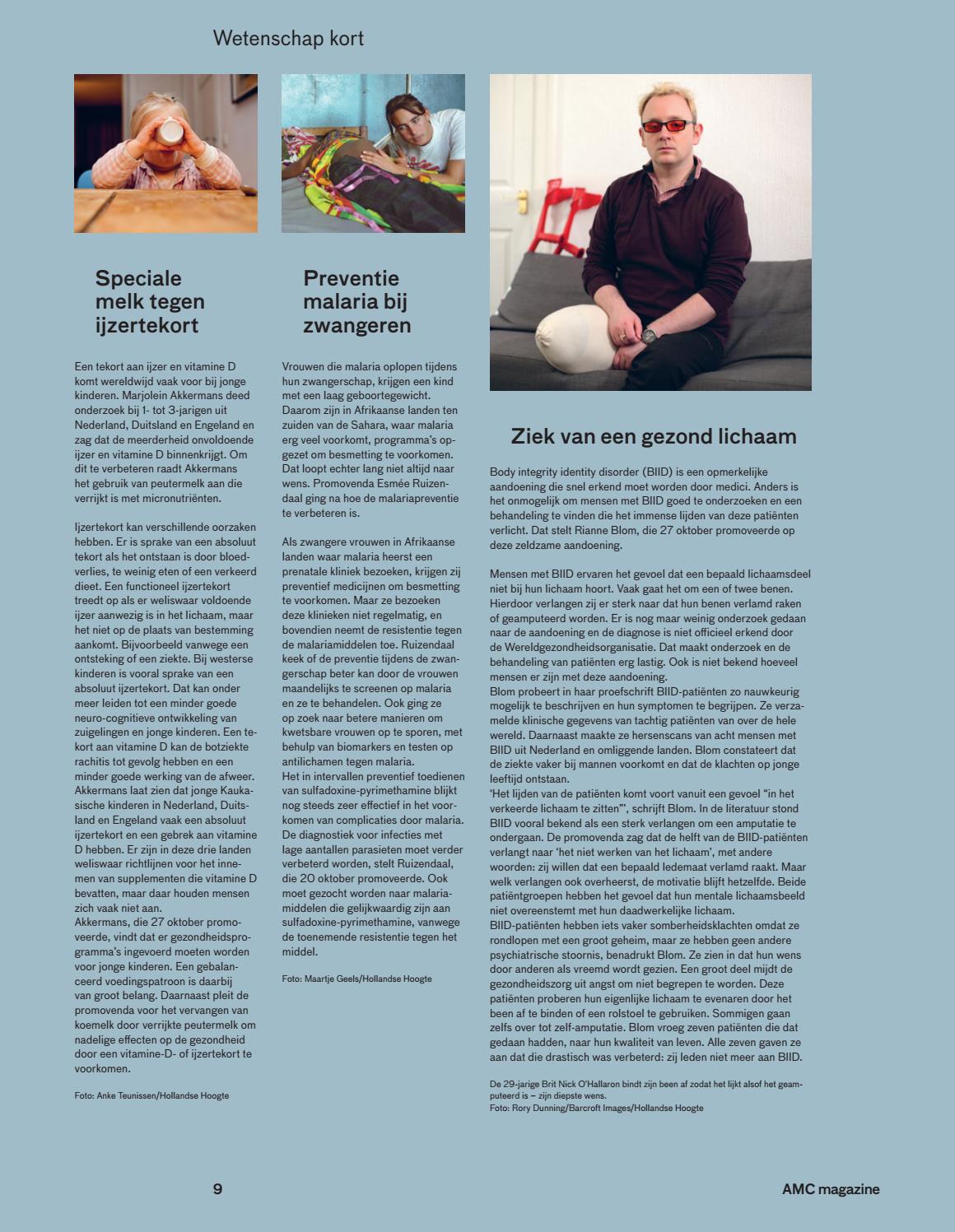 Amc magazine nr8 nov by Amsterdam UMC - Issuu