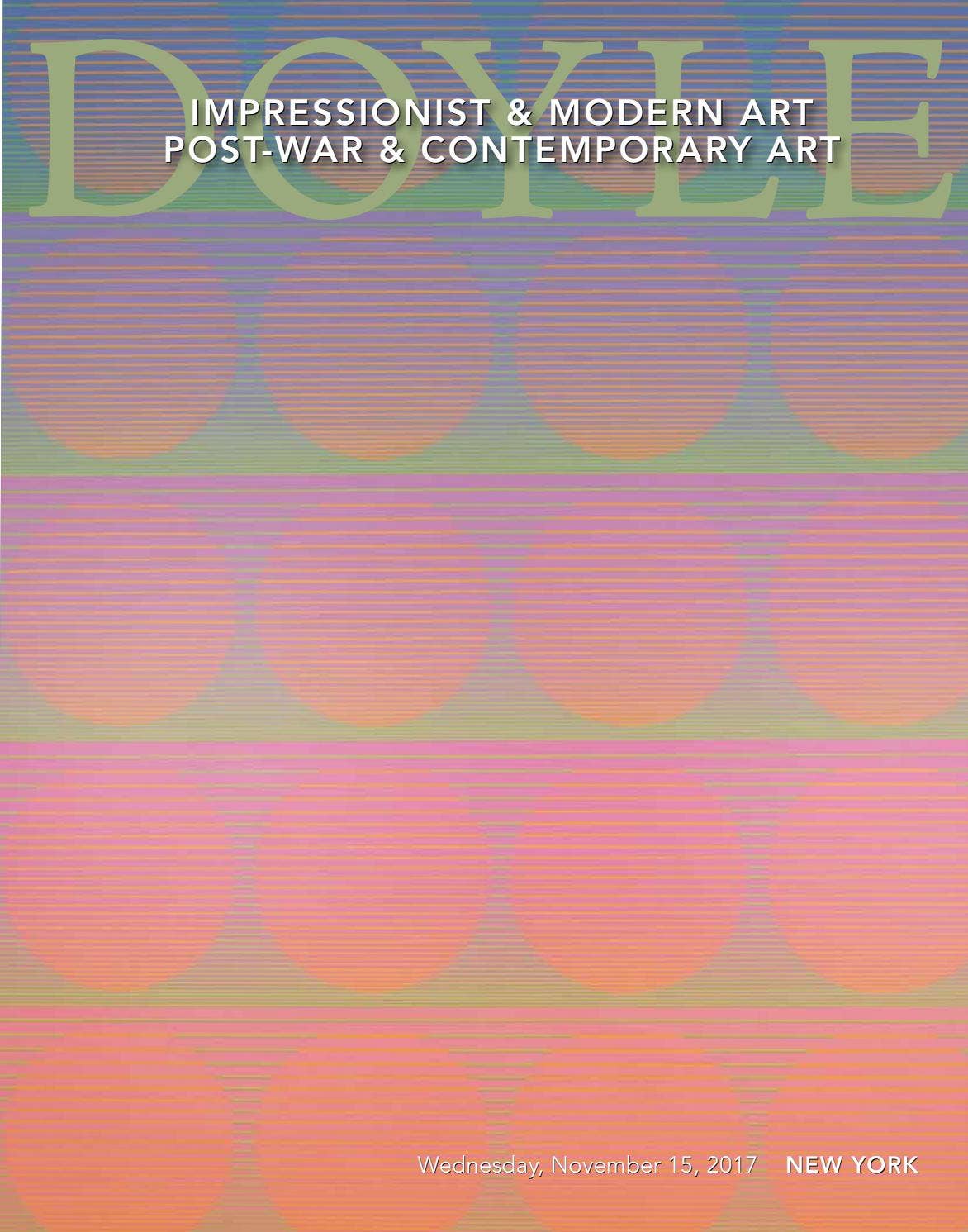 Impressionist & Modern Art \ Post-War & Contemporary Art - 11.15.17 by ...