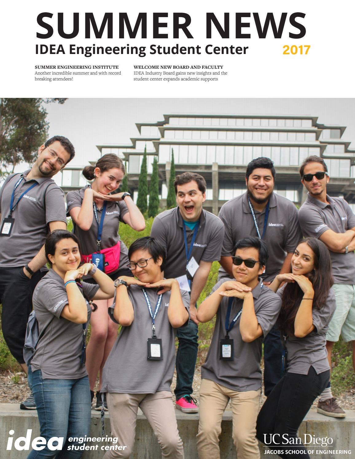 Idea Center Summer Newsletter 2017 by ucsd idea - Issuu
