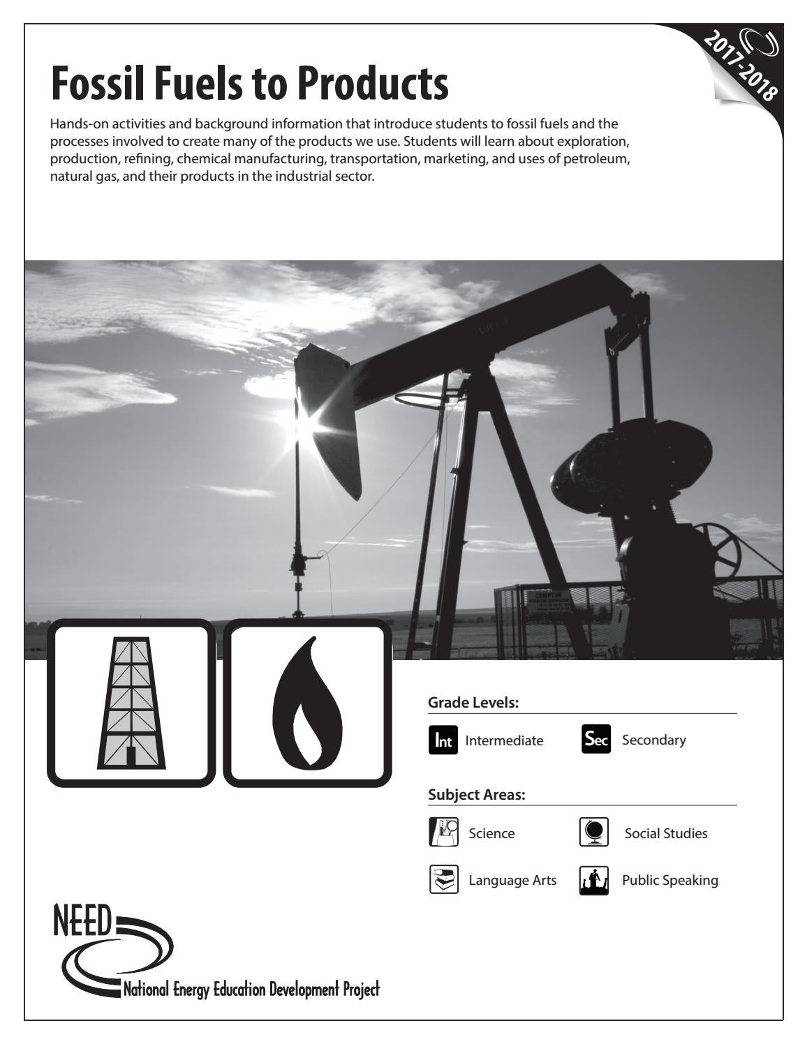 Fossil Fuels to Products by NEED Project - Issuu