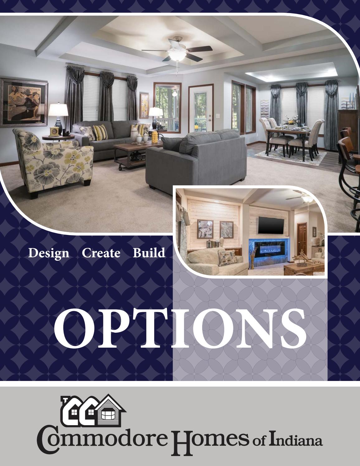 Commodore Homes of Indiana Options Guide 2017 by Commodore Homes, LLC ...