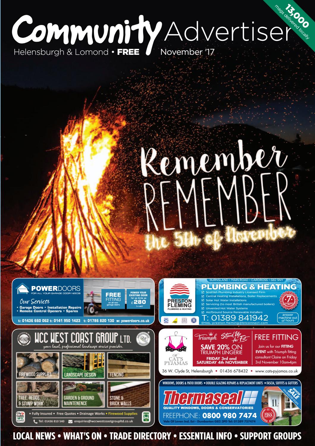 Helensburgh & Lomond Community Advertiser - November 2017 by Community ...