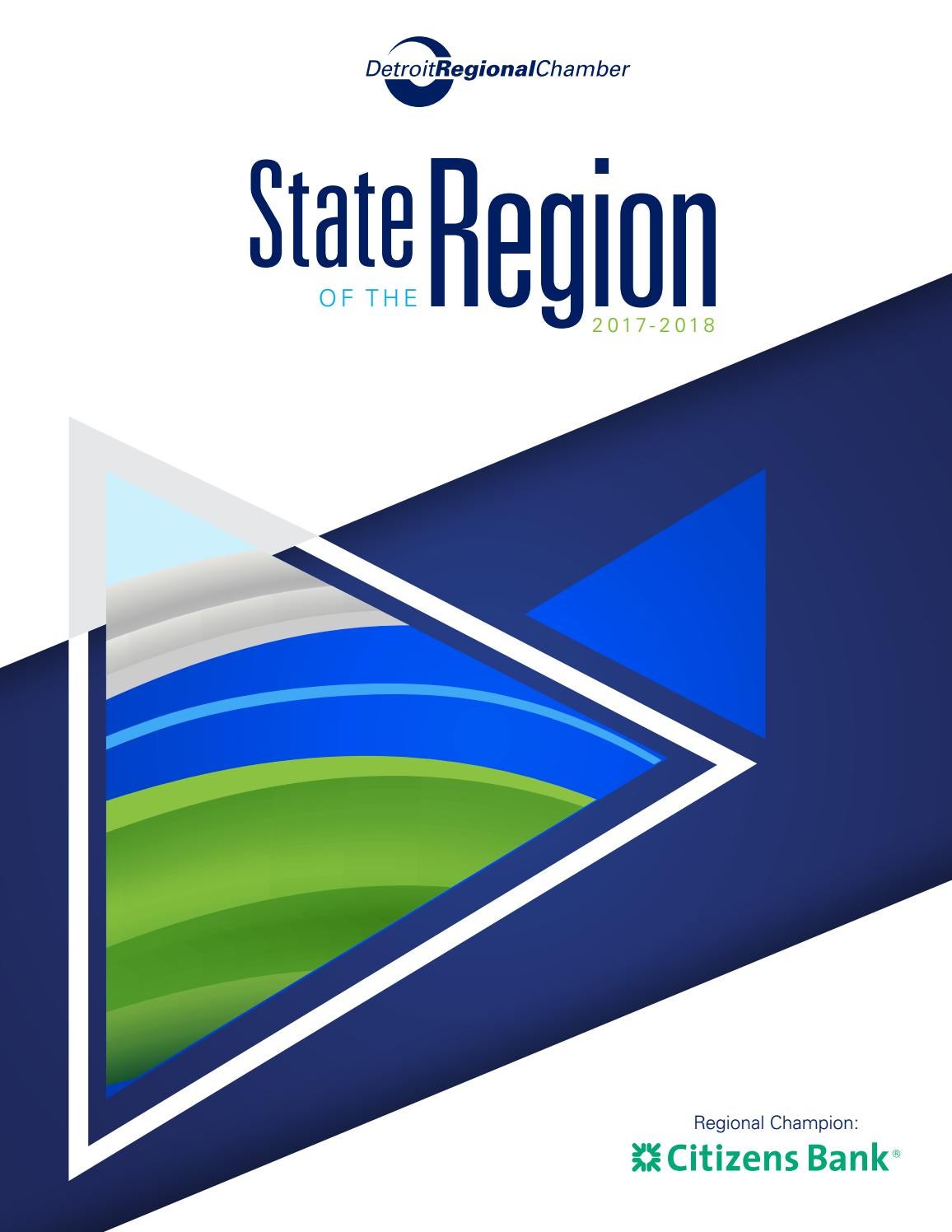 2017-2018 State of the Region Report by Detroit Regional Chamber - Issuu