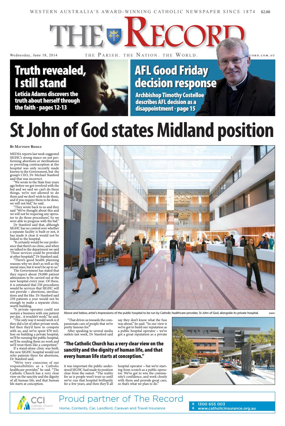 The Record Newspaper - 18 June 2014 by The Record - Issuu