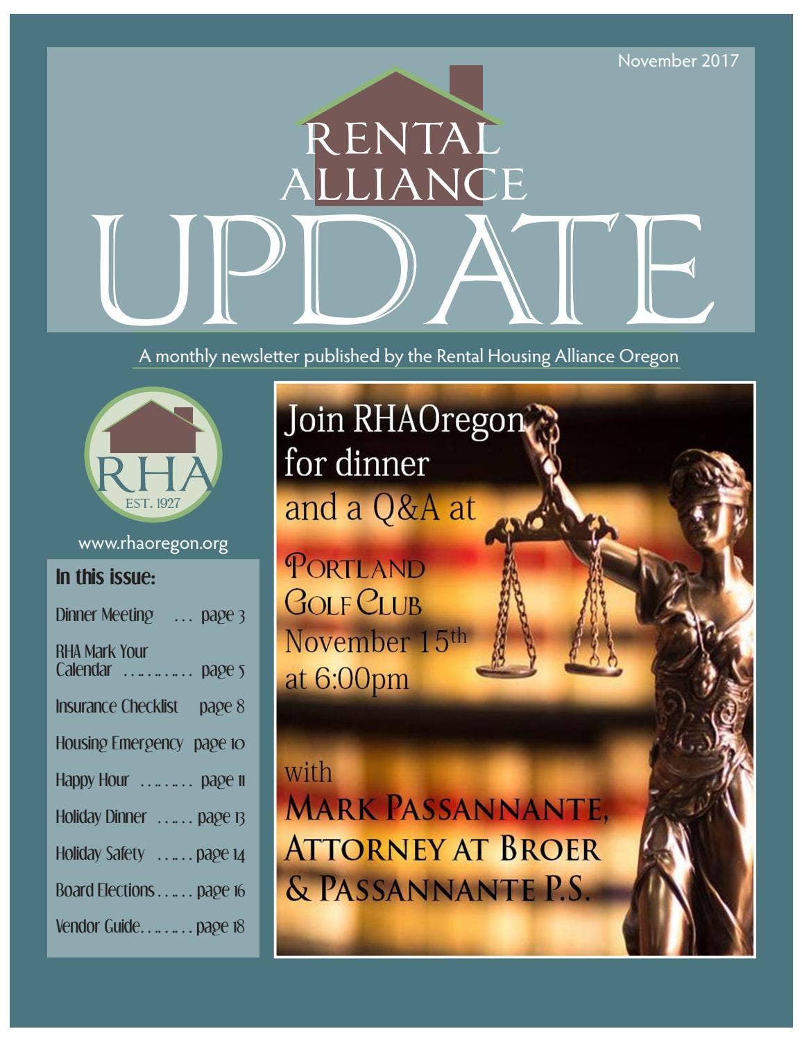 November 2017 RHA Update Newsletter by Cari Pierce - Issuu
