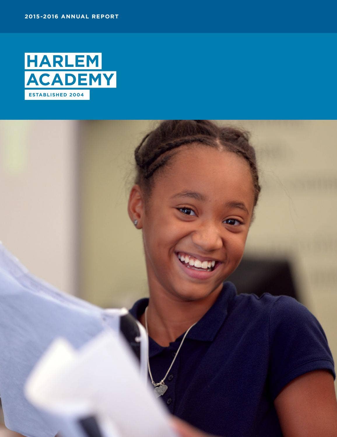 Harlem Academy 2016 Annual Report by Harlem Academy - Issuu