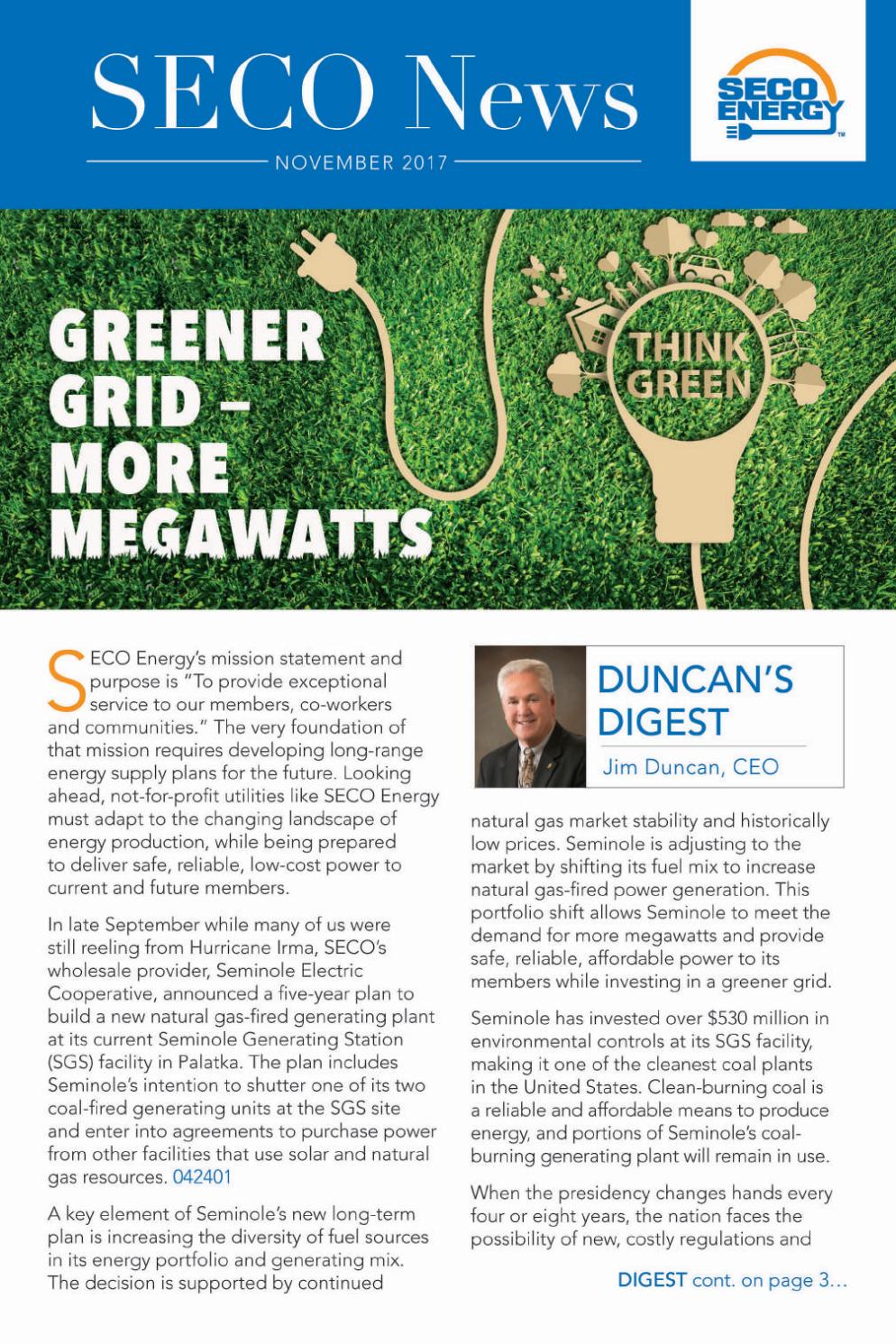 Nov 2017 SECO News by SECO Energy - Issuu