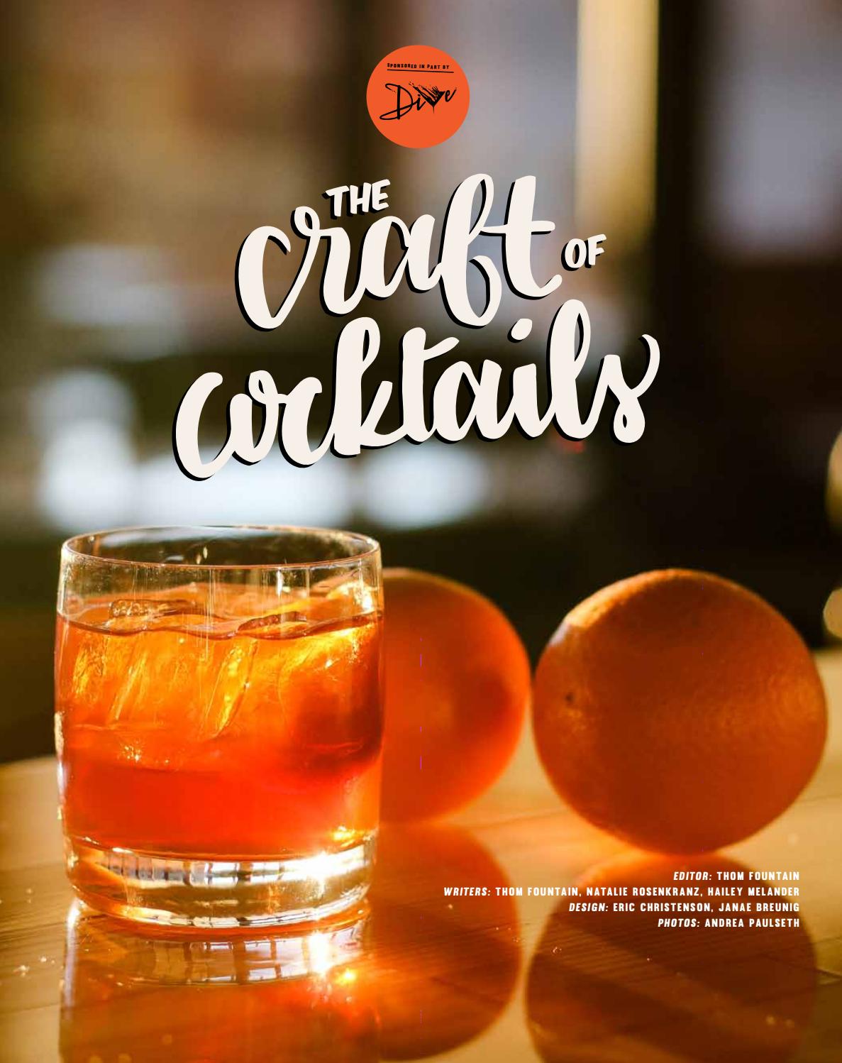 Craft of Cocktails 2016 by Volume One Magazine - Issuu