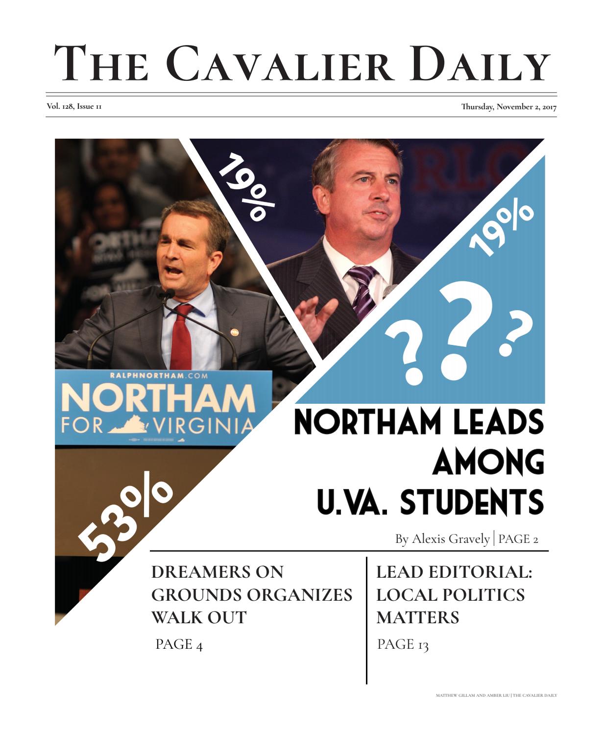 Thursday, November 2, 2017 by The Cavalier Daily - Issuu