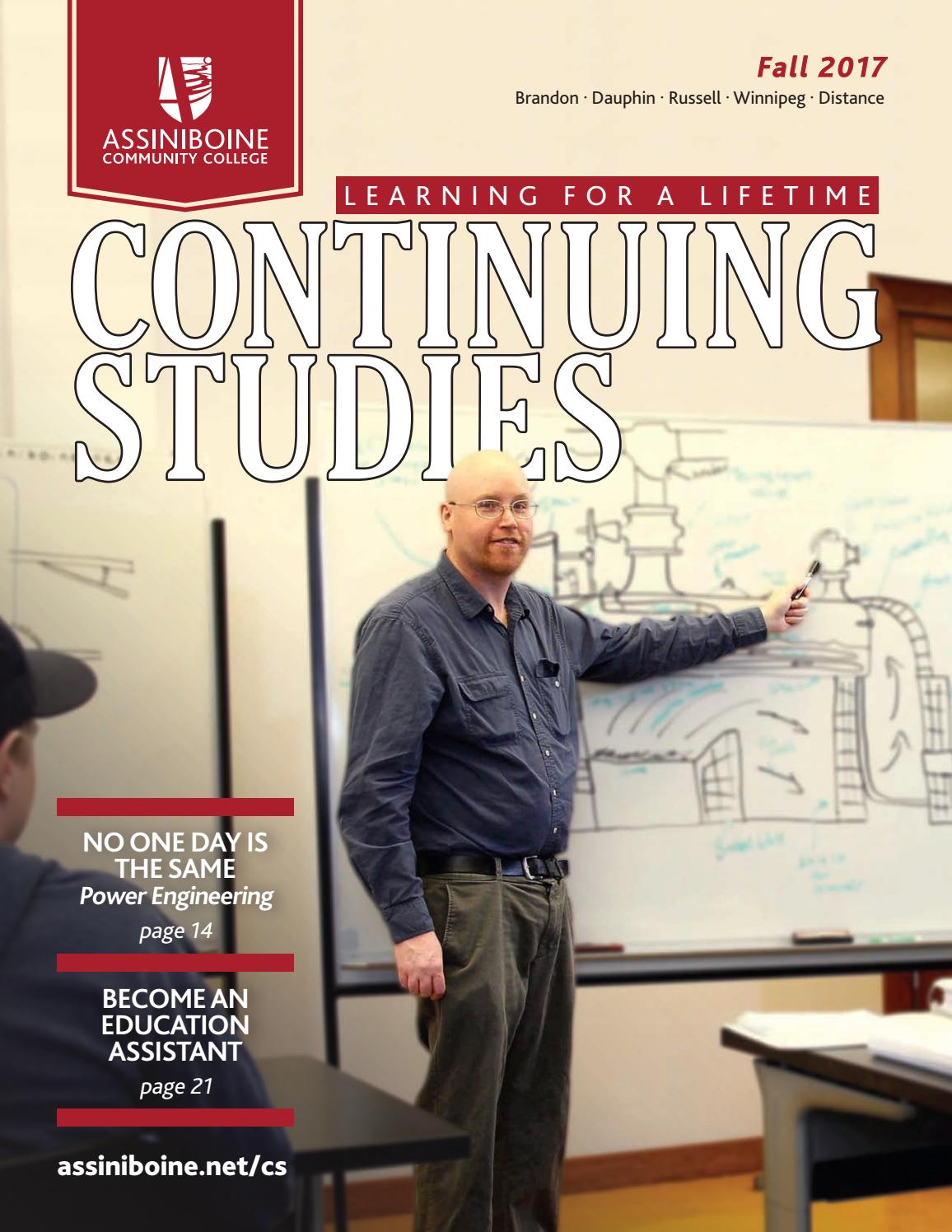 Continuing Studies Guide - Fall 2017 by Assiniboine Community College ...