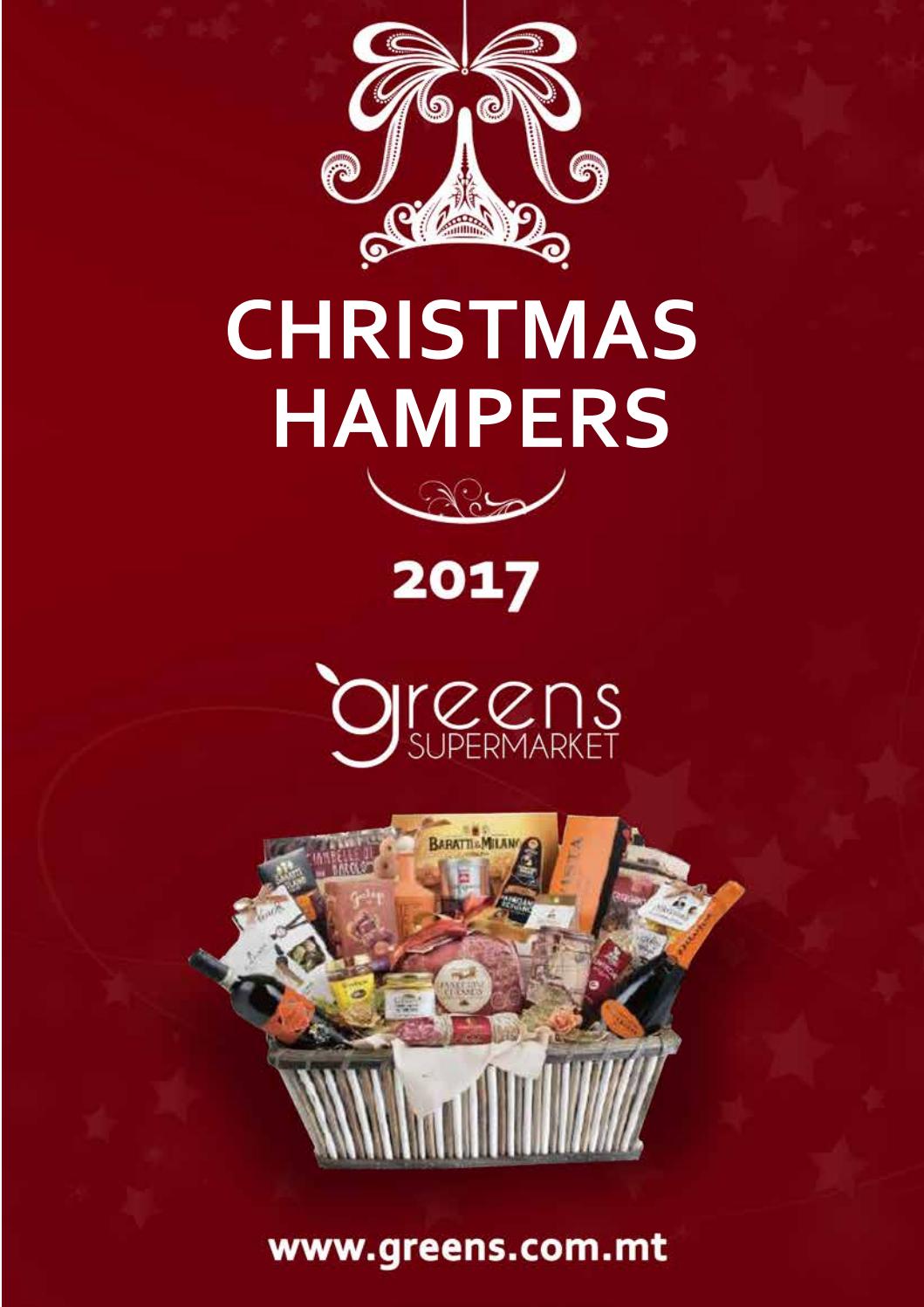 Christmas Hampers - December 2017 by GREENS SUPERMARKET - Issuu