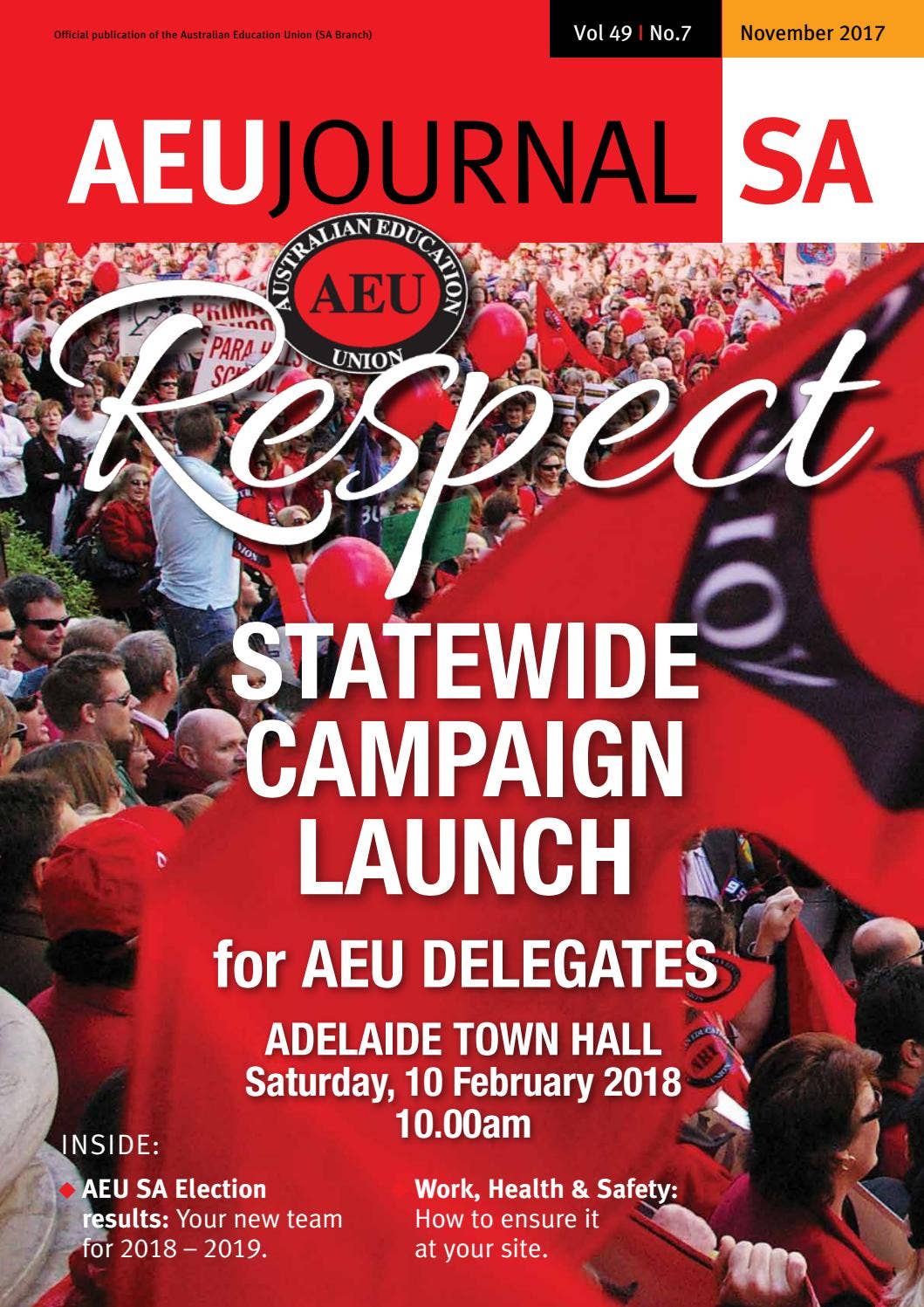 AEU Journal 07_2017 by Australian Education Union (SA Branch) - Issuu
