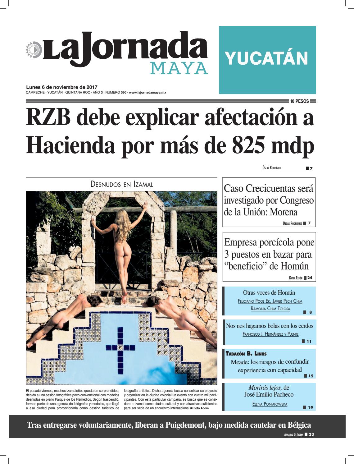 La jornada maya · lunes 6 de noviembre de 2017 by La Jornada Maya - Issuu