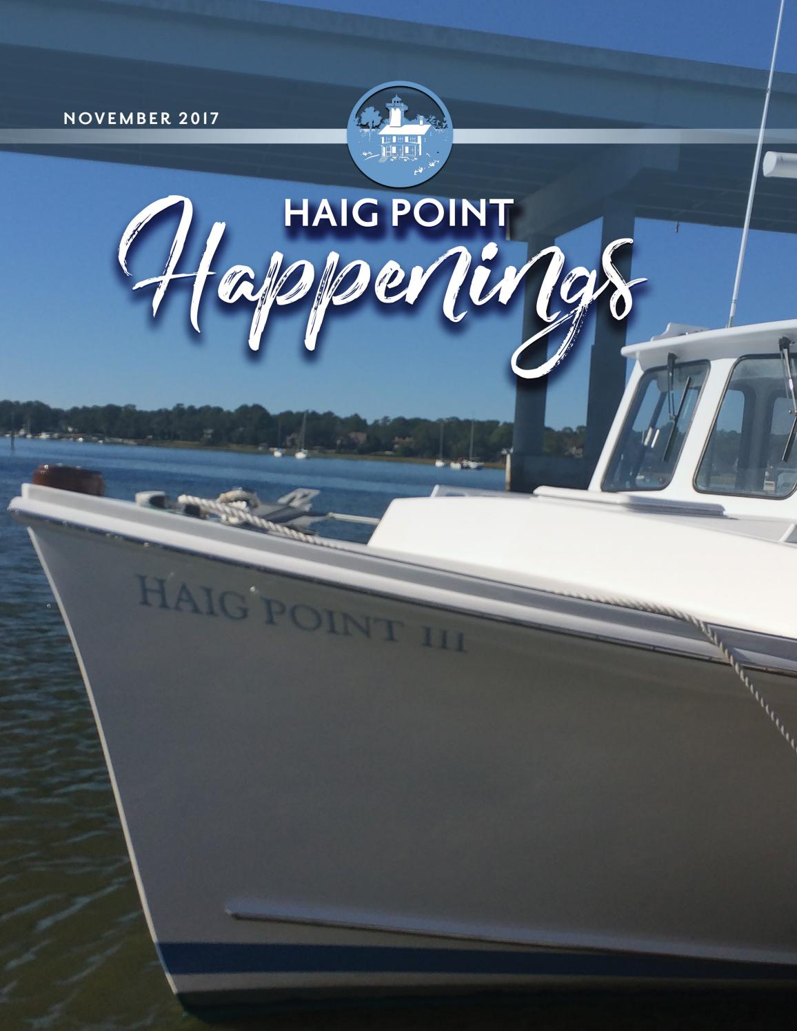 November 2017 Happenings by Haig Point Club and Community Association ...