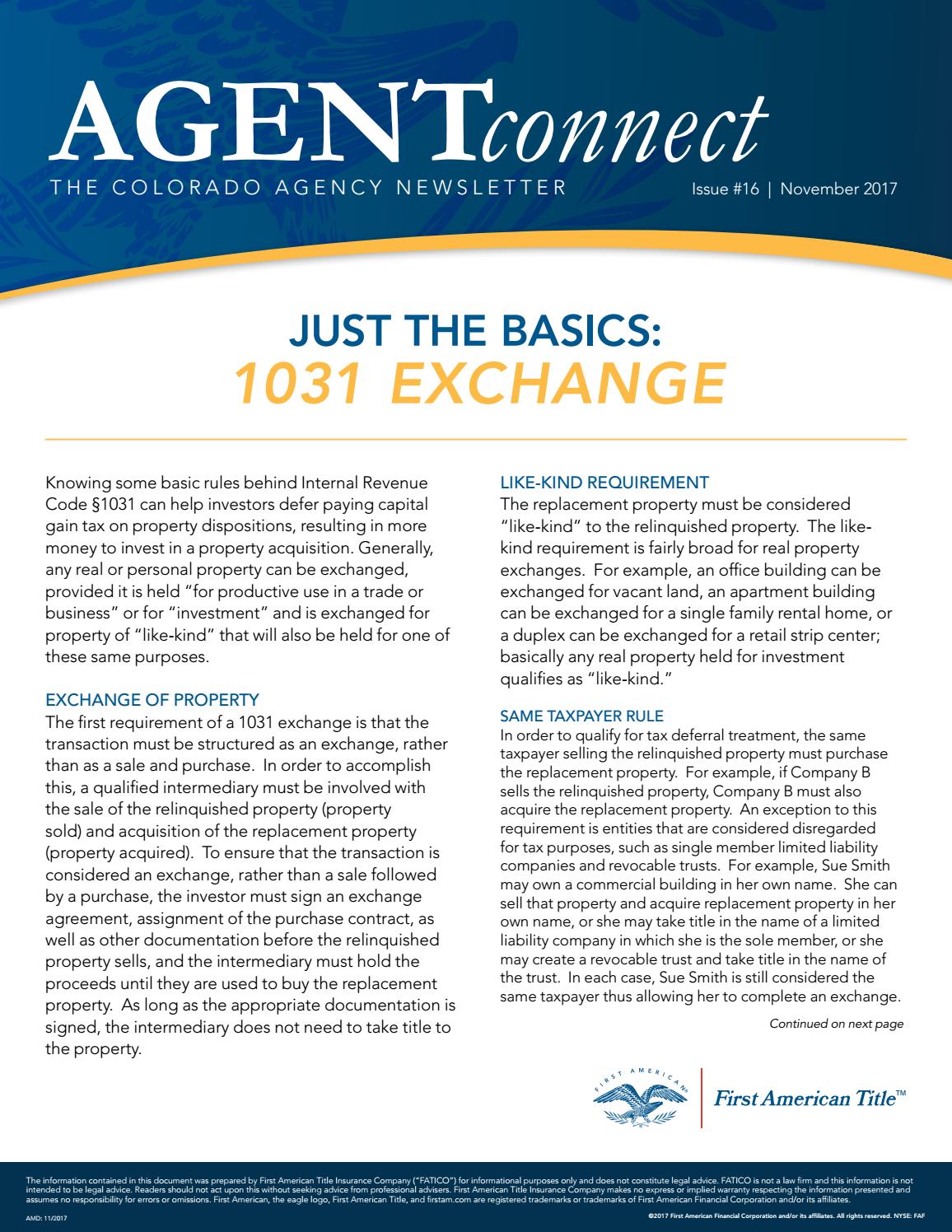 Agentconnect - Issue #16 by First American Title - Agency Division - Issuu