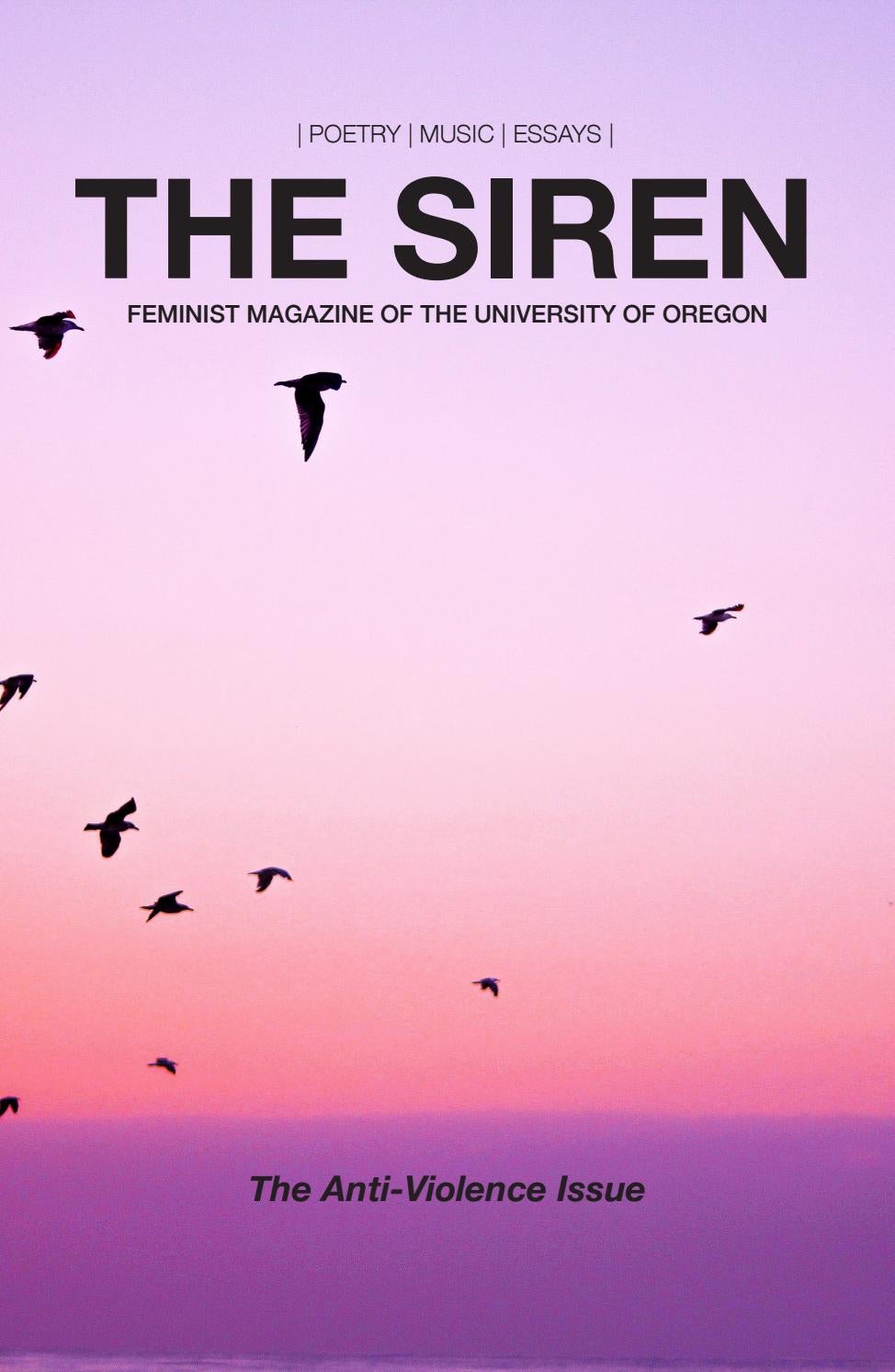 The Anti-Violence Issue by The Siren Magazine of the ASUO Women's ...