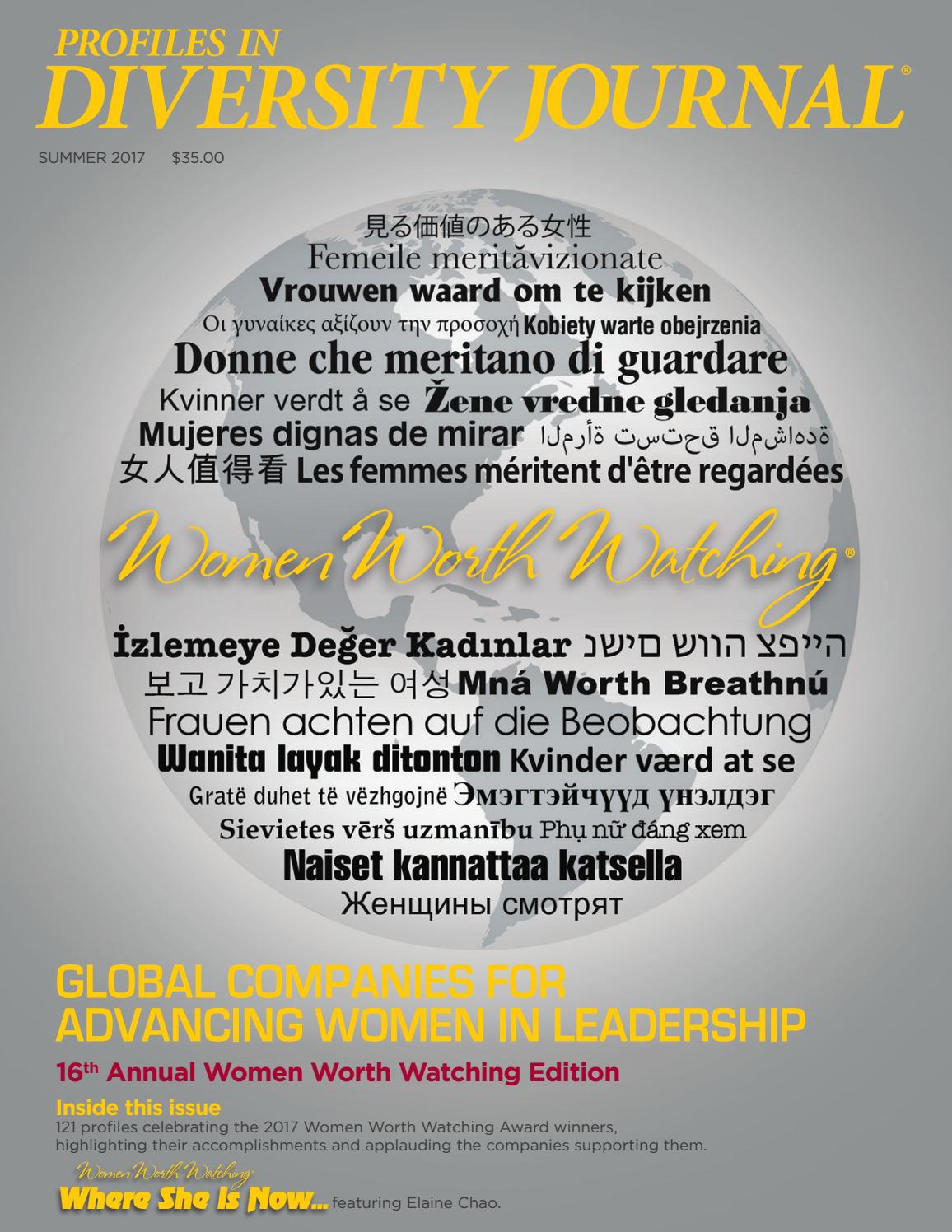 Diversity Journal - Summer 2017 - Women Worth Watching by Diversity ...