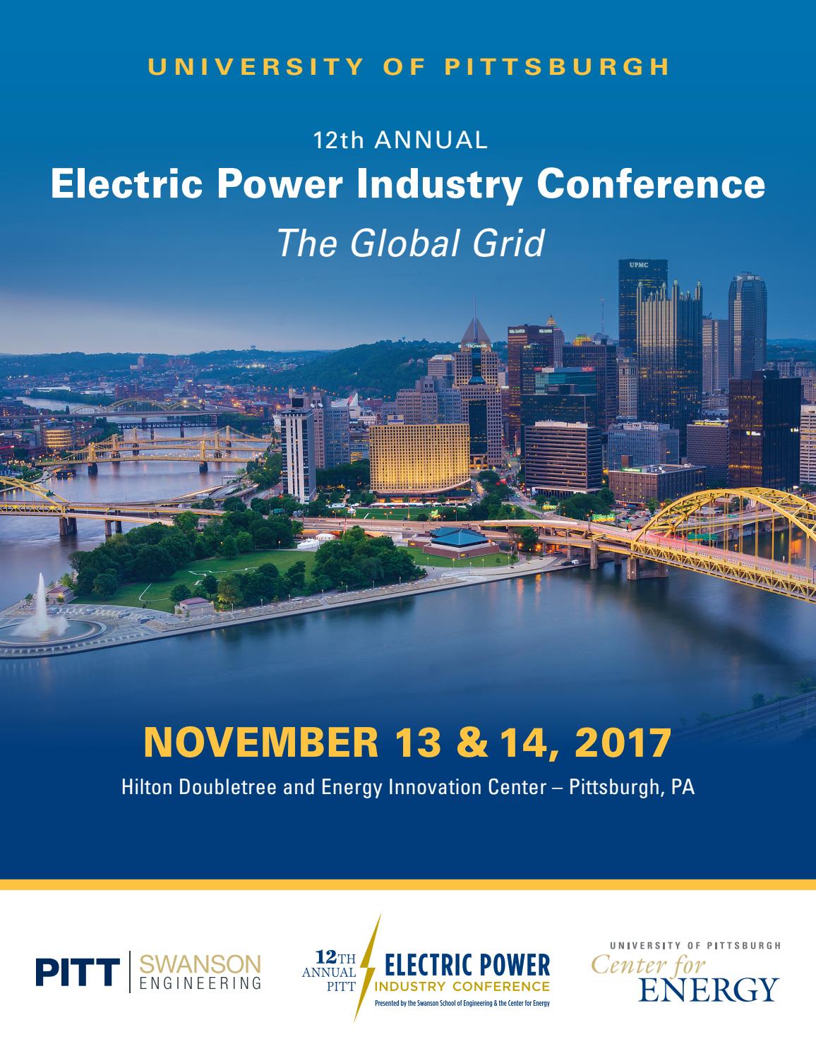 2017 Electric Power Industry Conference Program by PITT | SWANSON ...