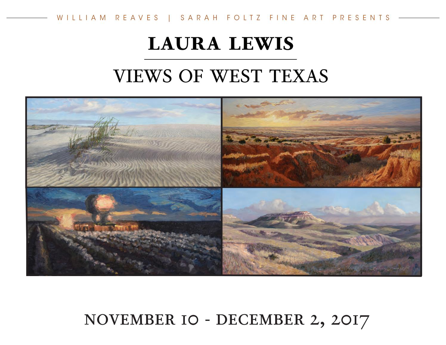 Laura lewis catalogue views of west texas by Foltz Fine Art - Issuu