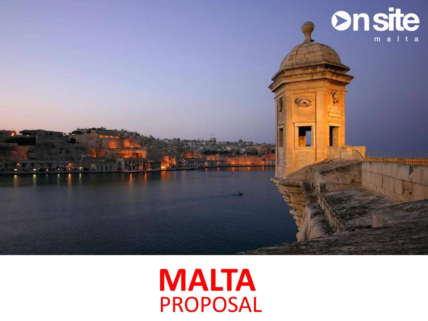 Onsite Malta Sample Programme by Malta Tourism Authority - Issuu
