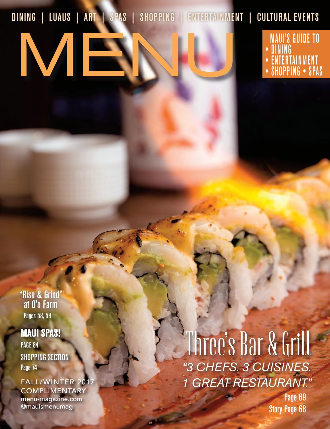 MENU Magazine Fall Winter '17 Online Magazine by Pacific Publications ...