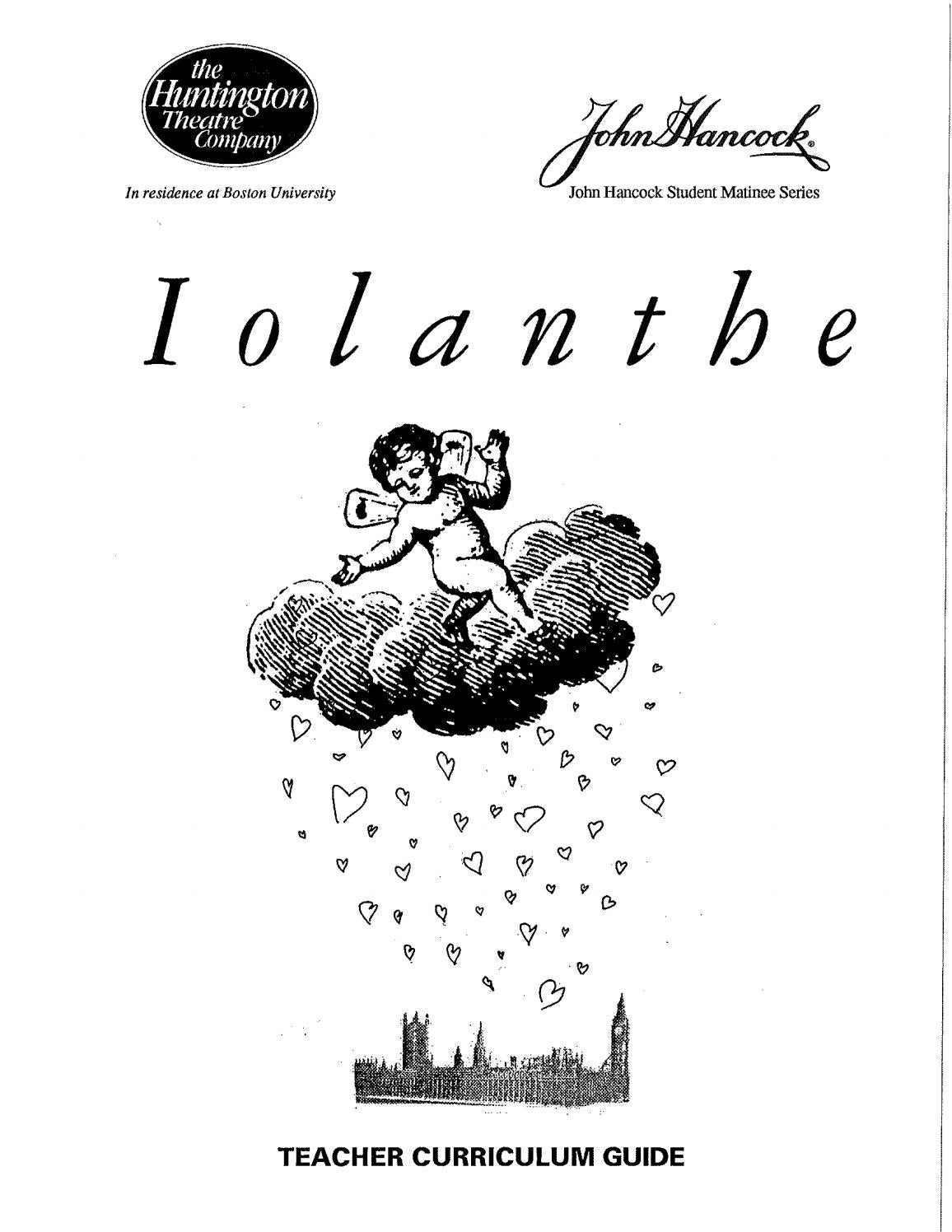 Iolanthe Curriculum Guide by Huntington Theatre Company - Issuu