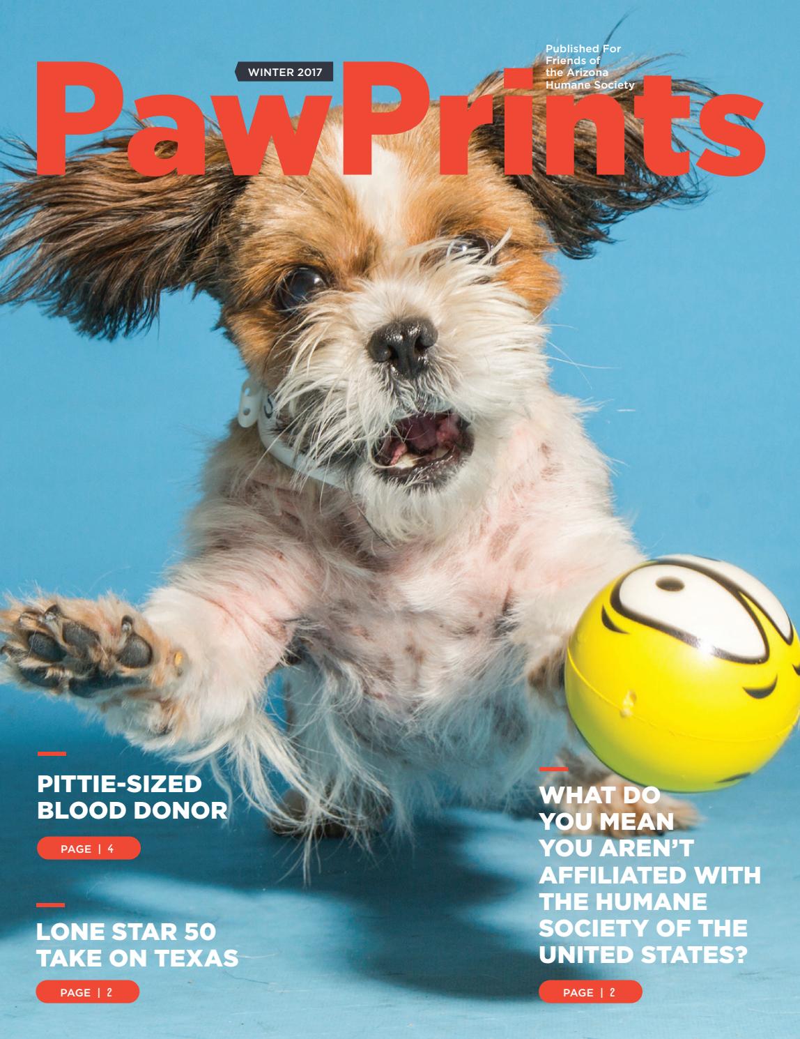 PawPrints Magazine: Winter 2017 by Arizona Humane Society - Issuu