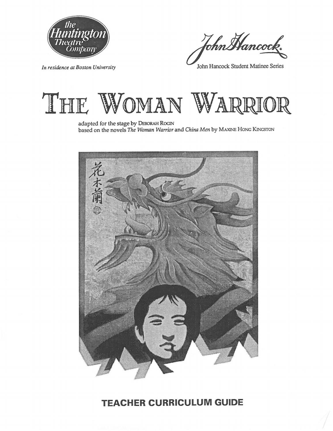 The Woman Warrior Curriculum Guide by Huntington Theatre Company - Issuu