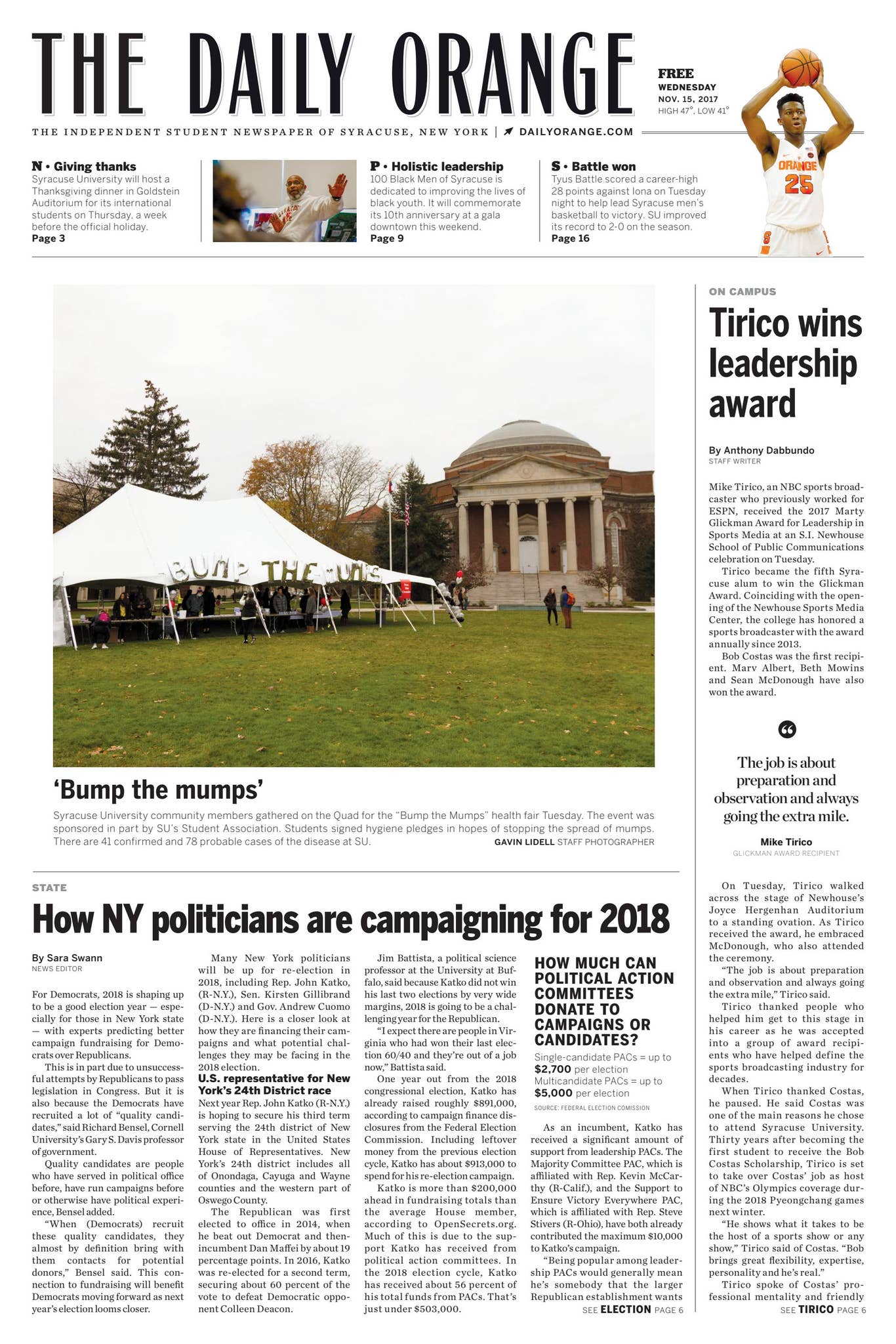 Nov. 15, 2017 by The Daily Orange - Issuu