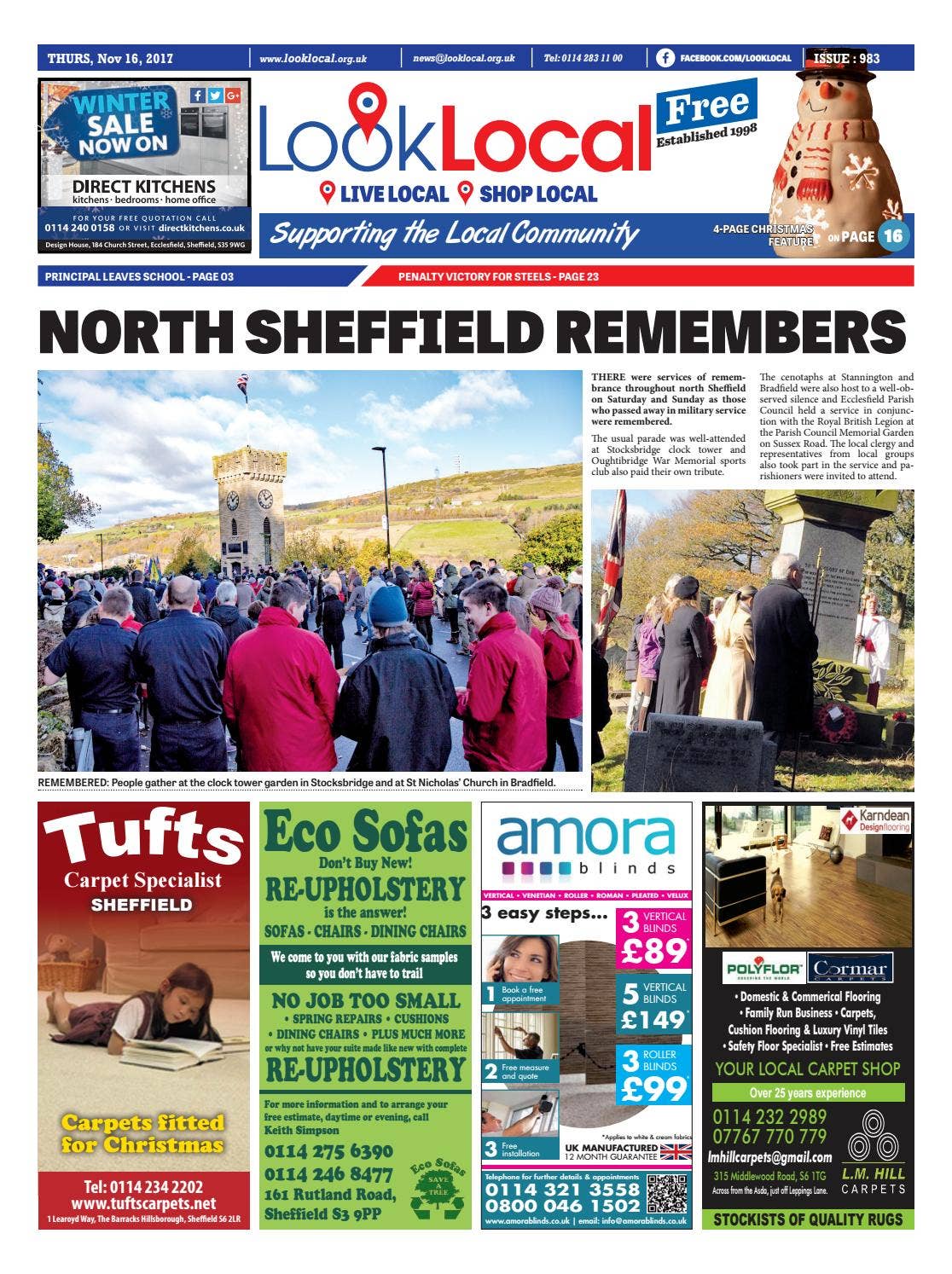 Issue 983 Thursday 16 November 2017 by Look Local Newspaper - Issuu