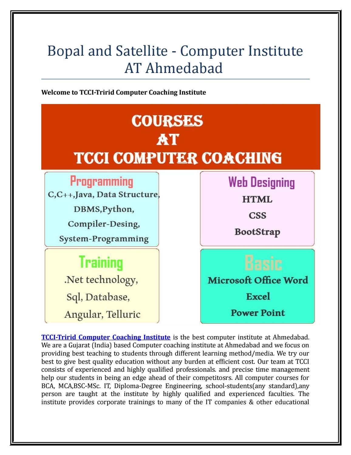 Bopal and satellite computer institute at ahmedabad by Rosario Riley ...