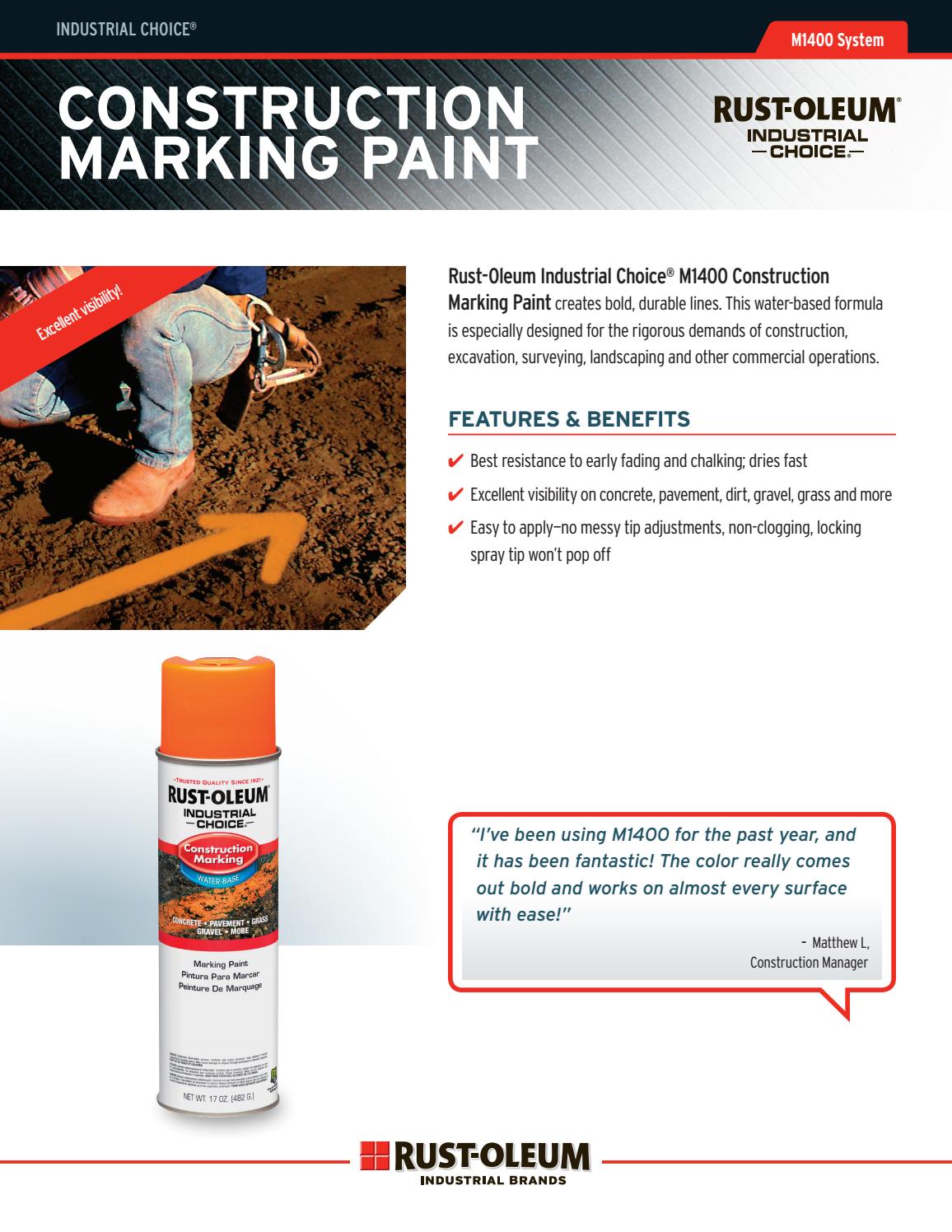Rustoleum Construction Marking Paint by Ram Tool Construction Supply Co ...