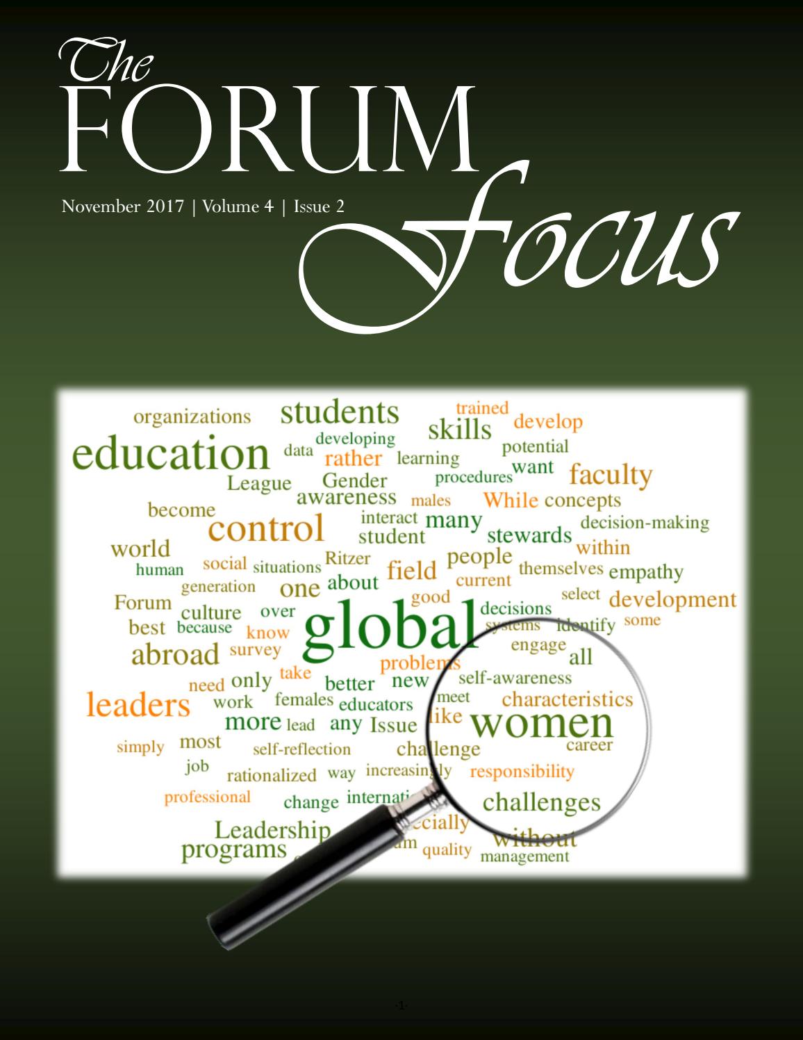 The Forum Focus - November 2017 by The Forum on Education Abroad - Issuu