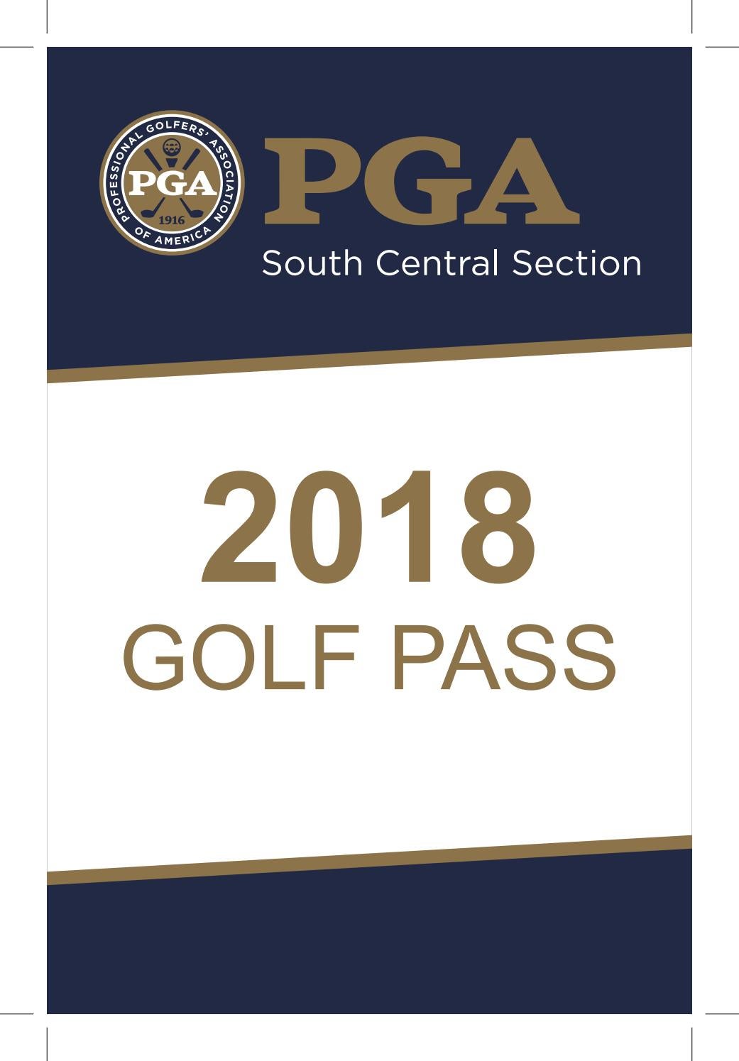 2018 South Central PGA Golf Pass by South Central PGA - Issuu