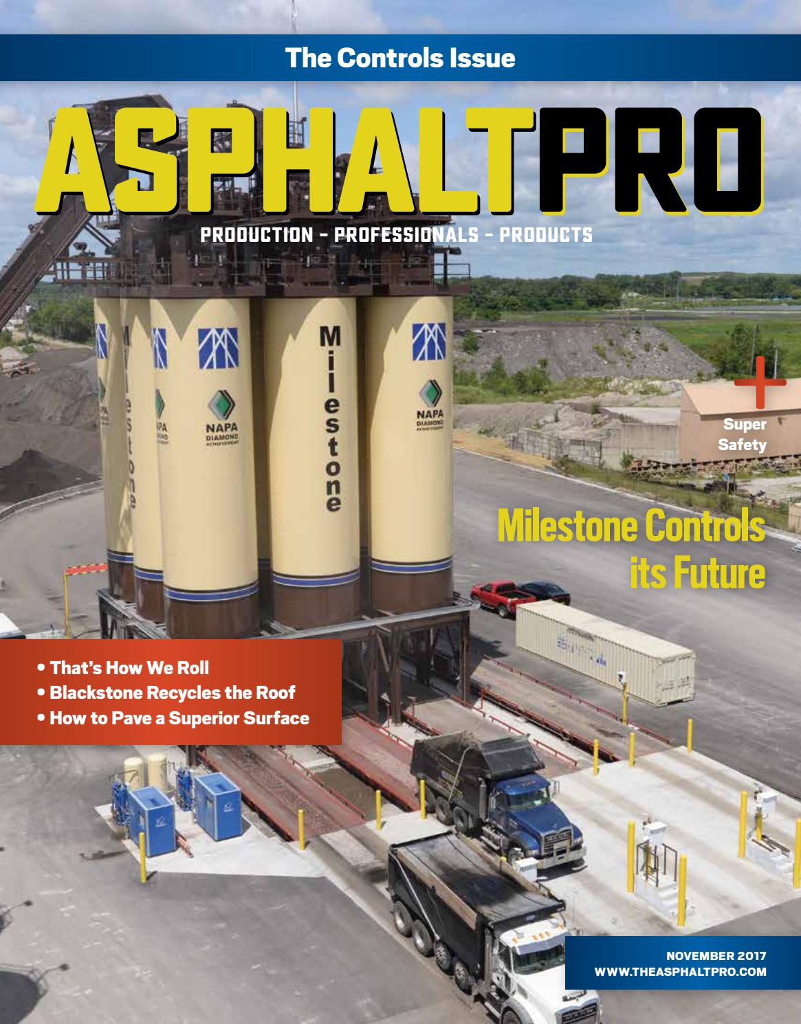 Asphalt Pro - November 2017 by Asphalt Pro LLC - Issuu
