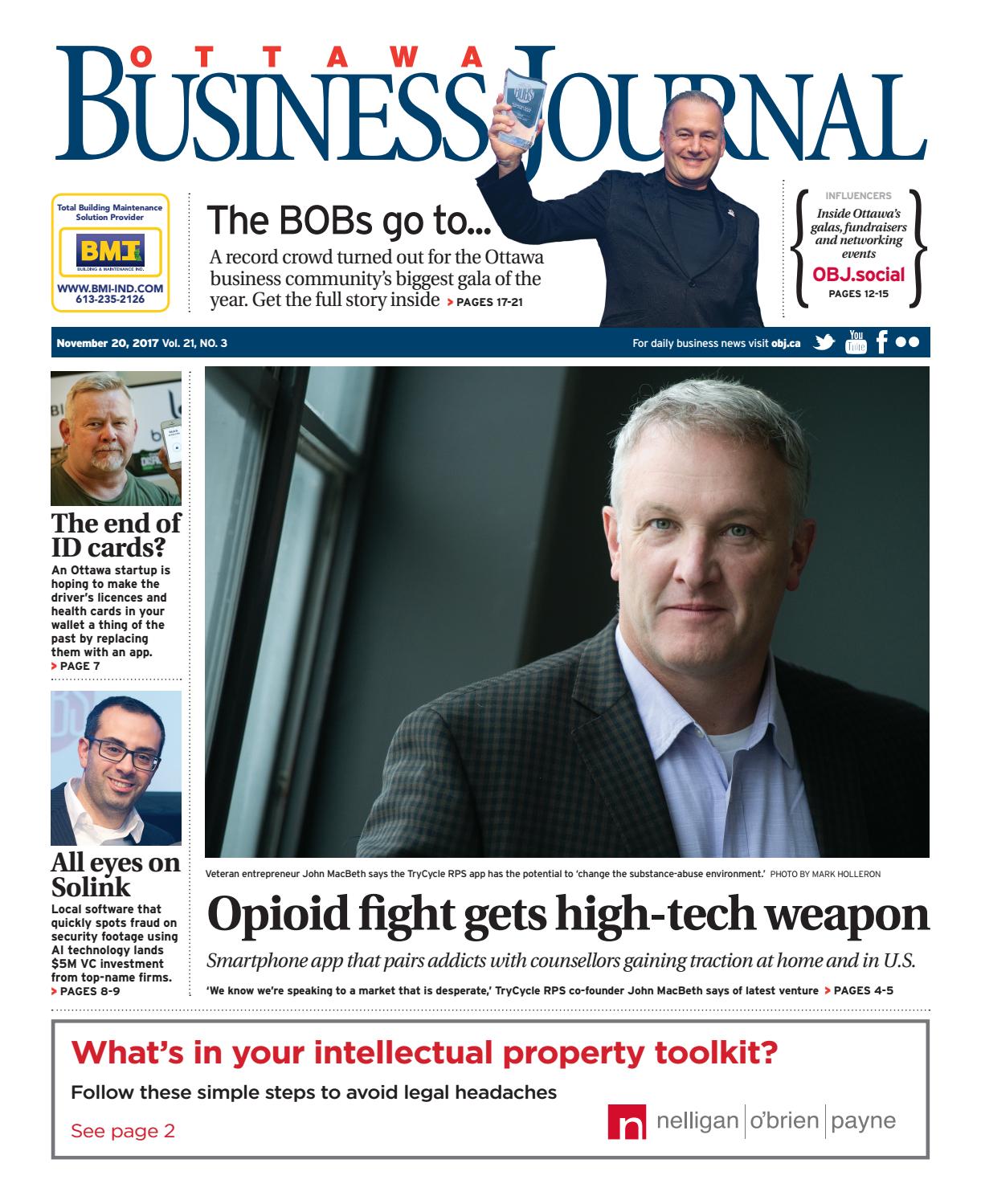 Ottawa Business Journal November 20, 2017 by Great River Media inc. - Issuu